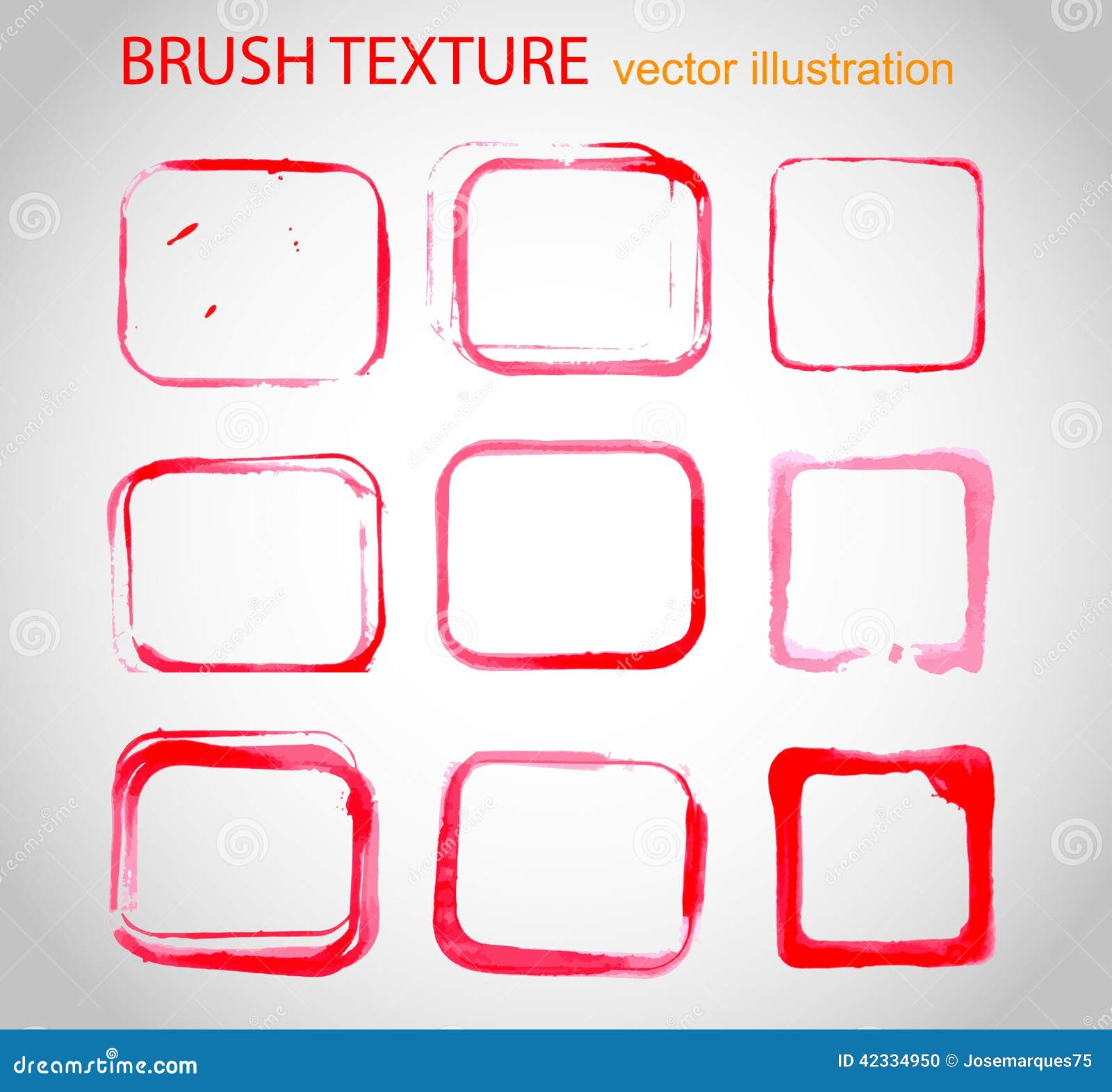 Set of painted lines. stock vector. Illustration of lines - 42334950