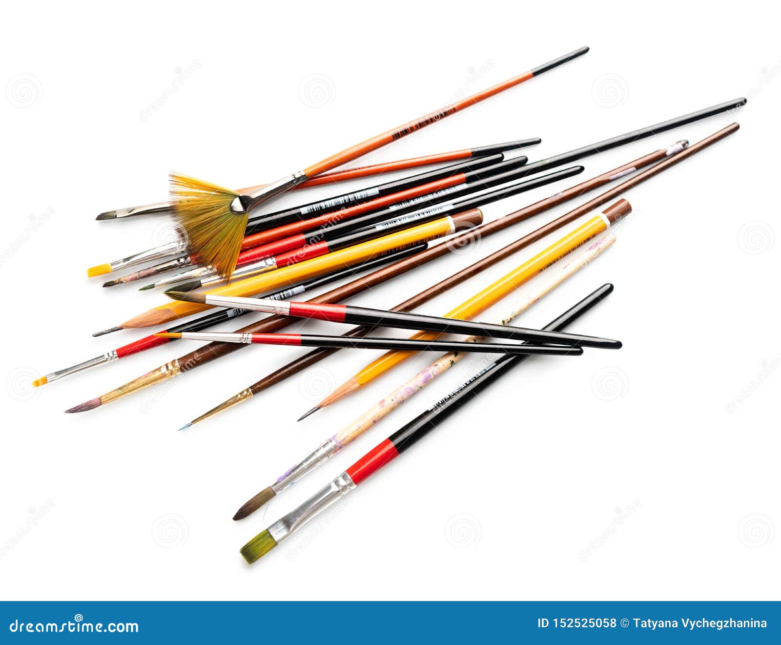 Set of Painting Instruments Stock Photo - Image of isolated, closeup ...