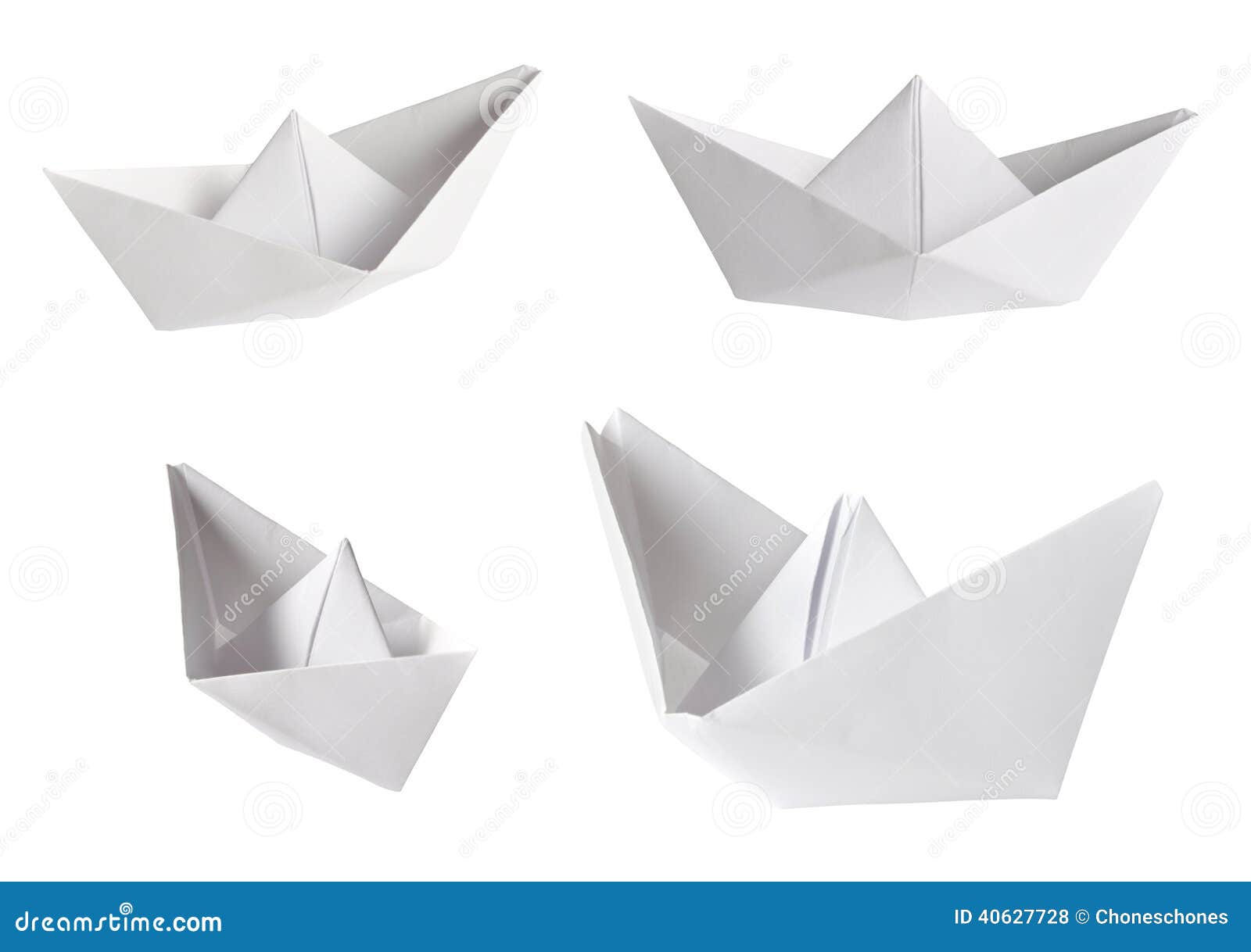 Set of paper ships stock photo. Image of gray, concepts - 40627728