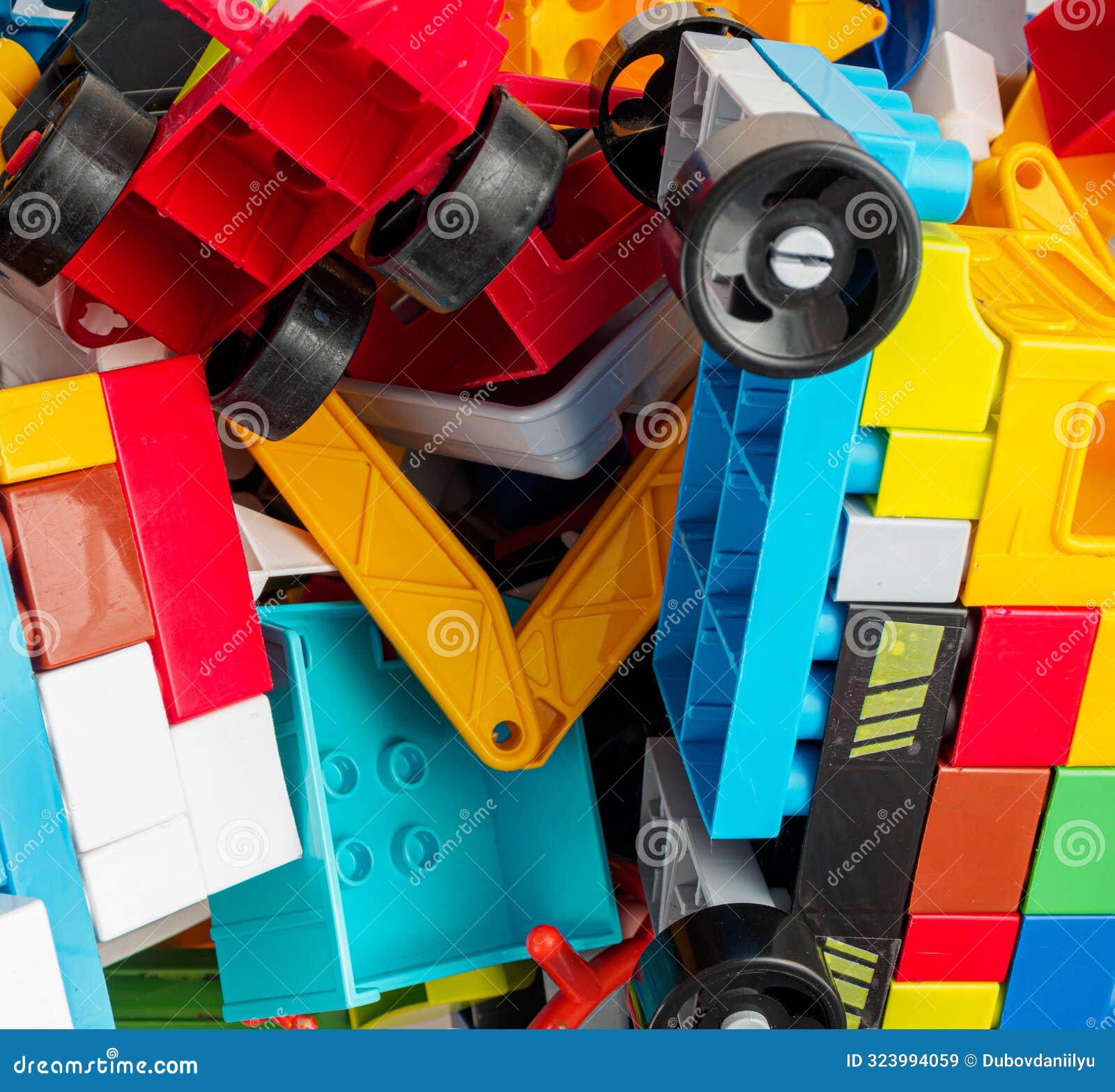 A Set of Parts for Constructor Blocks for Assembling Models, a Children ...