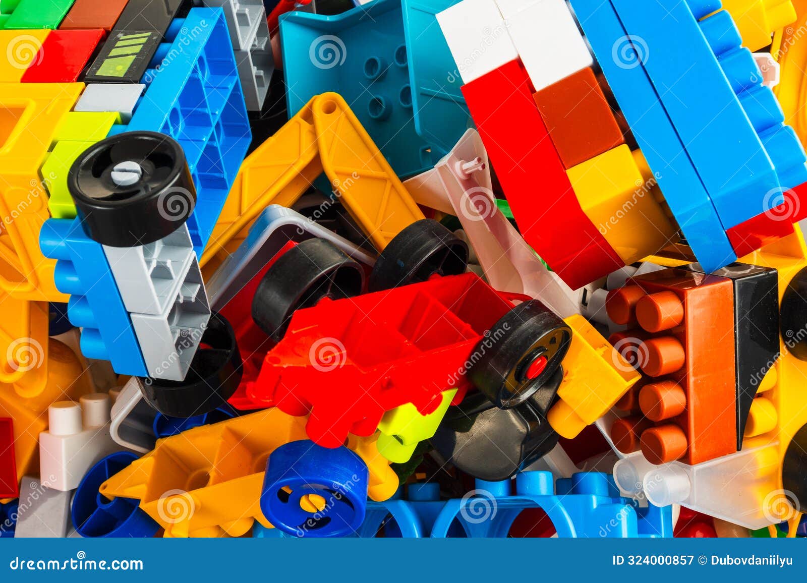 A Set of Parts for Constructor Blocks for Assembling Models, a Children ...