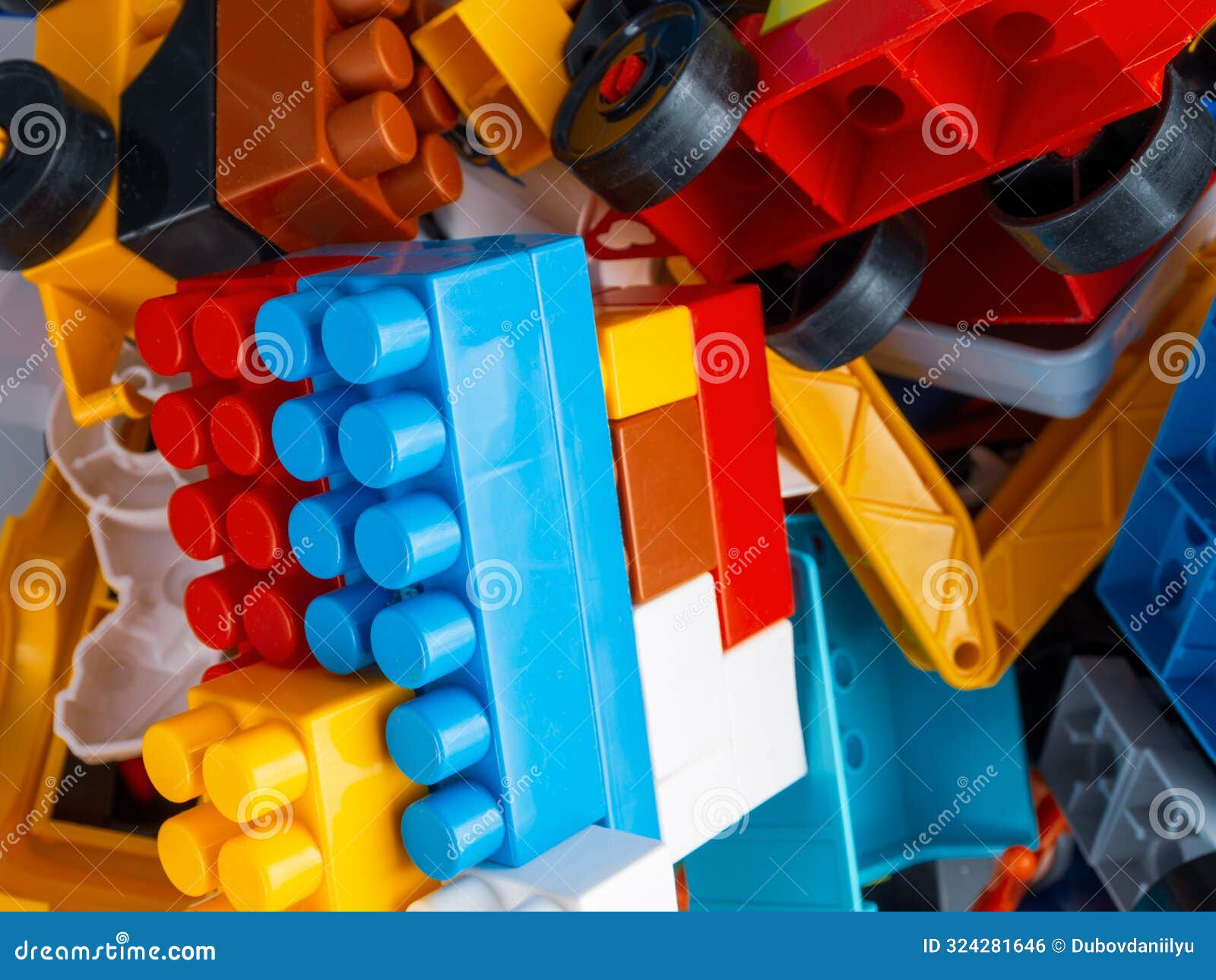 A Set of Parts for Constructor Blocks for Assembling Models, a Children ...