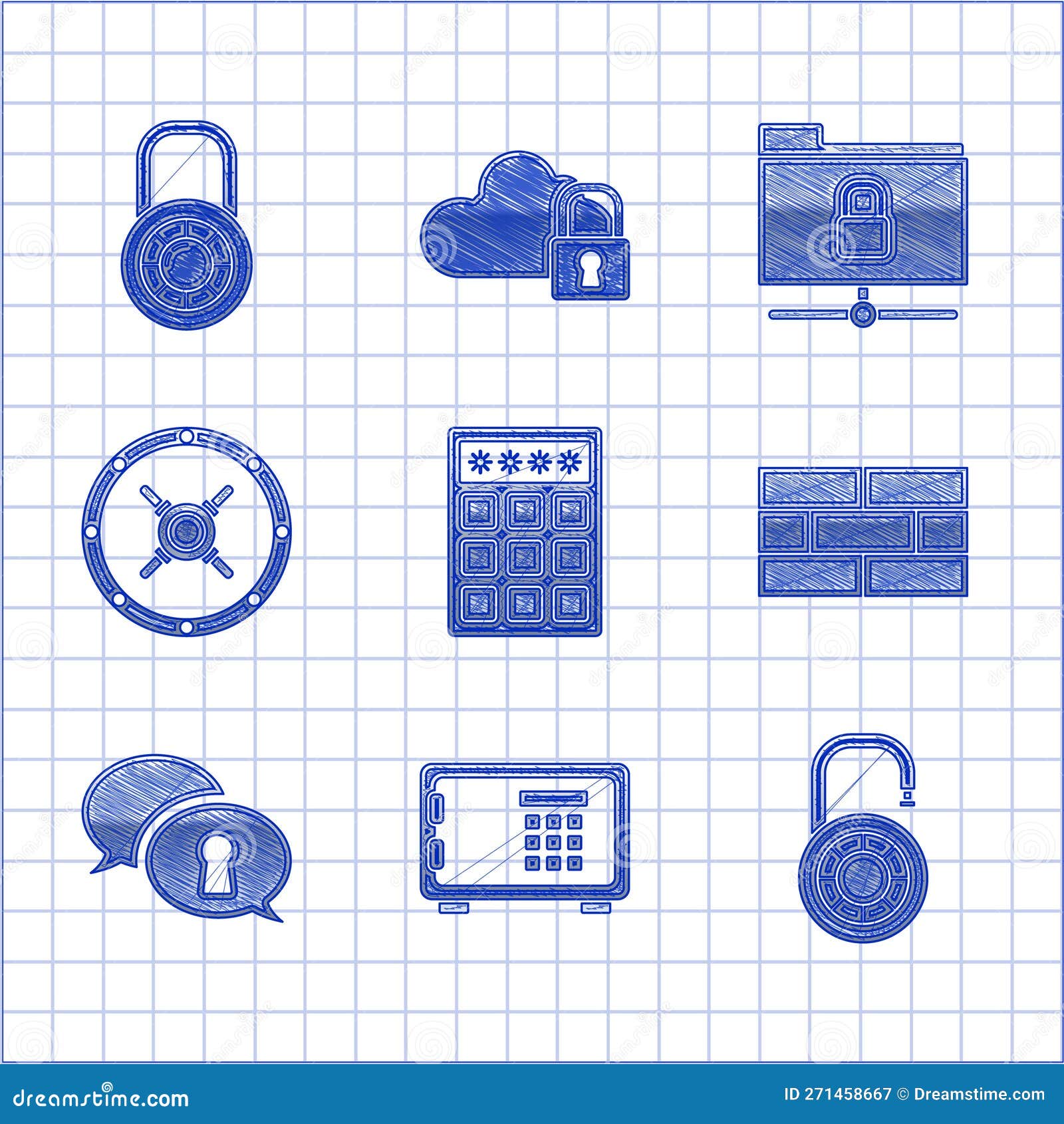 Set Password Protection and Safety Access, Safe, Combination Lock Wheel ...