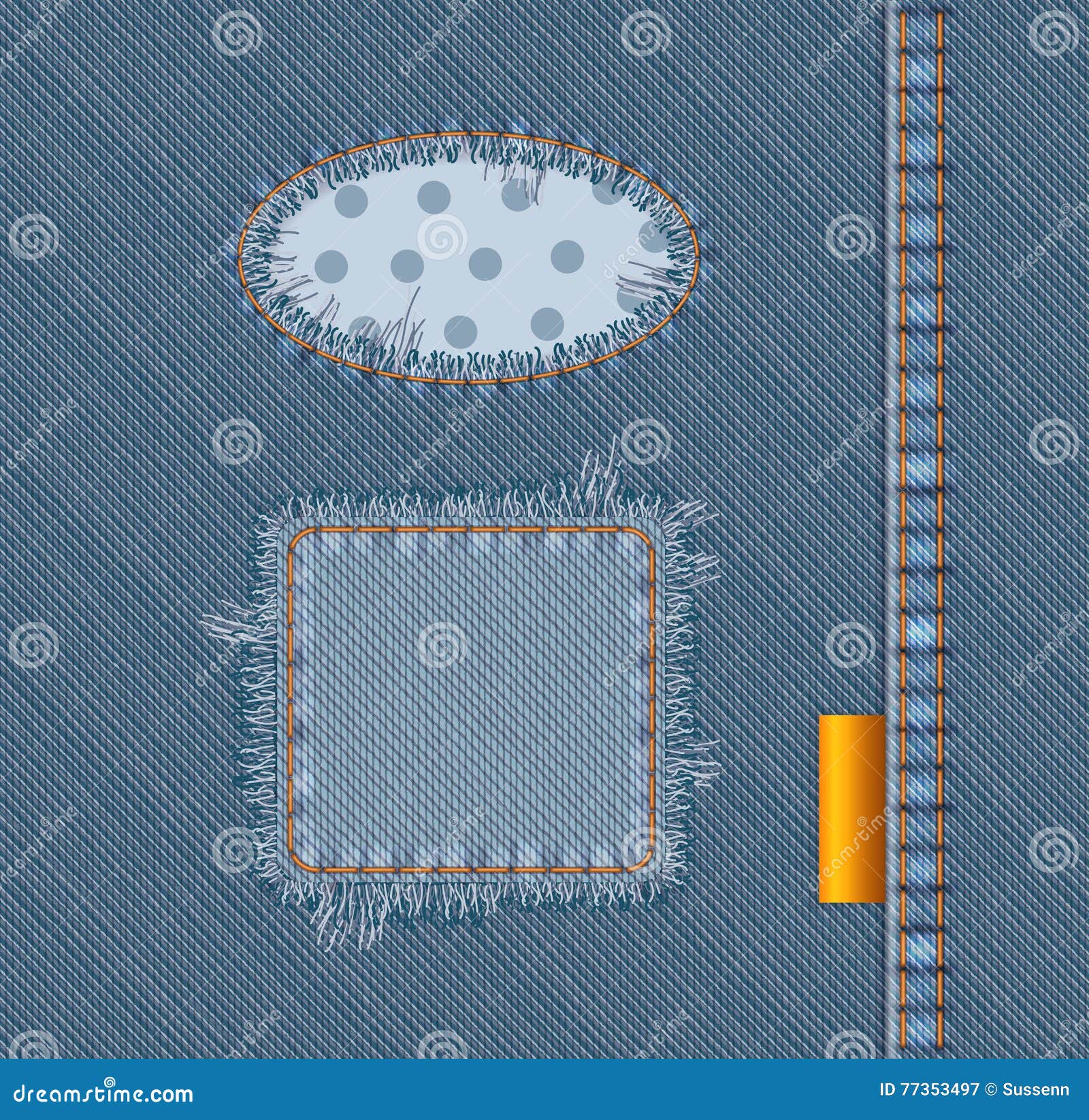 Set of Patches stock vector. Illustration of patch, destroyed - 77353497