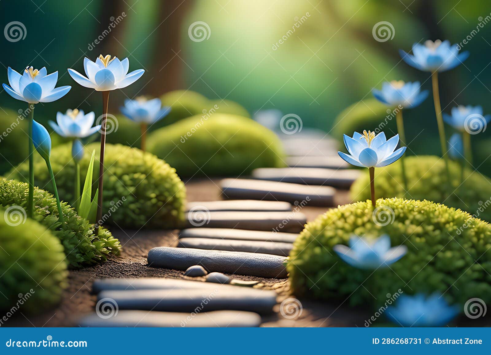 Set of Paths in the Midst of Nature on Both Sides. Background Wallpaper ...