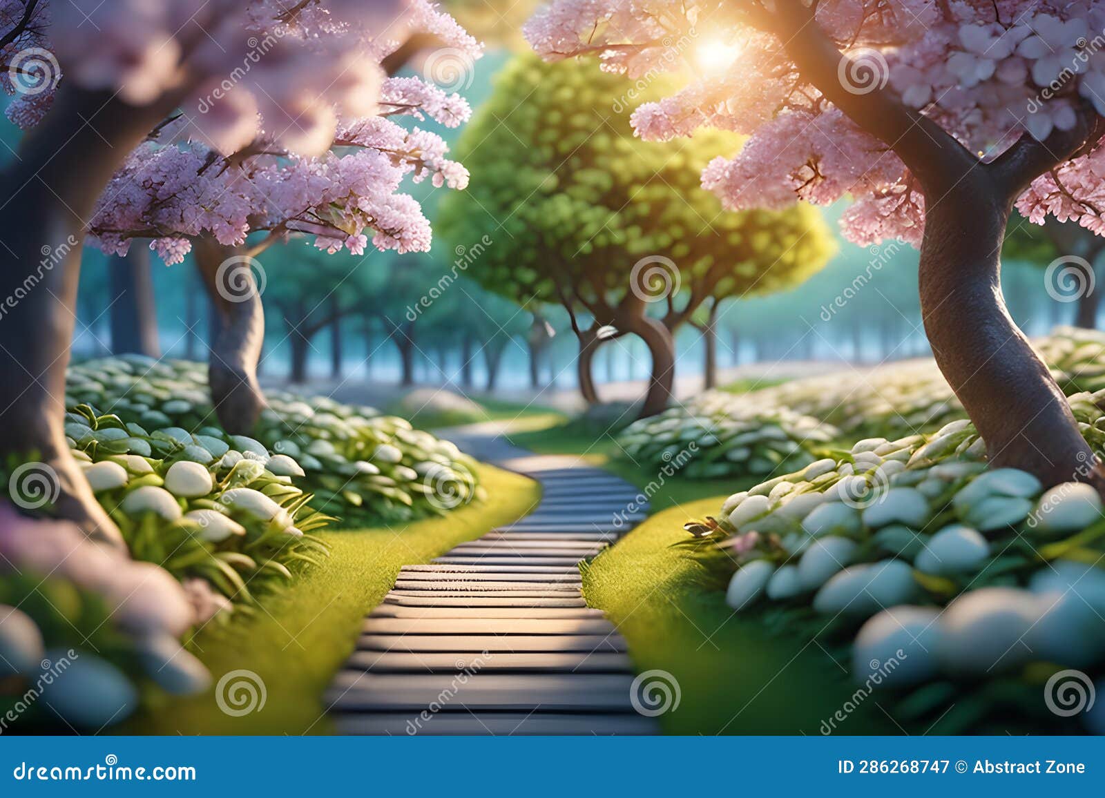 Set of Paths in the Midst of Nature on Both Sides. Background Wallpaper ...