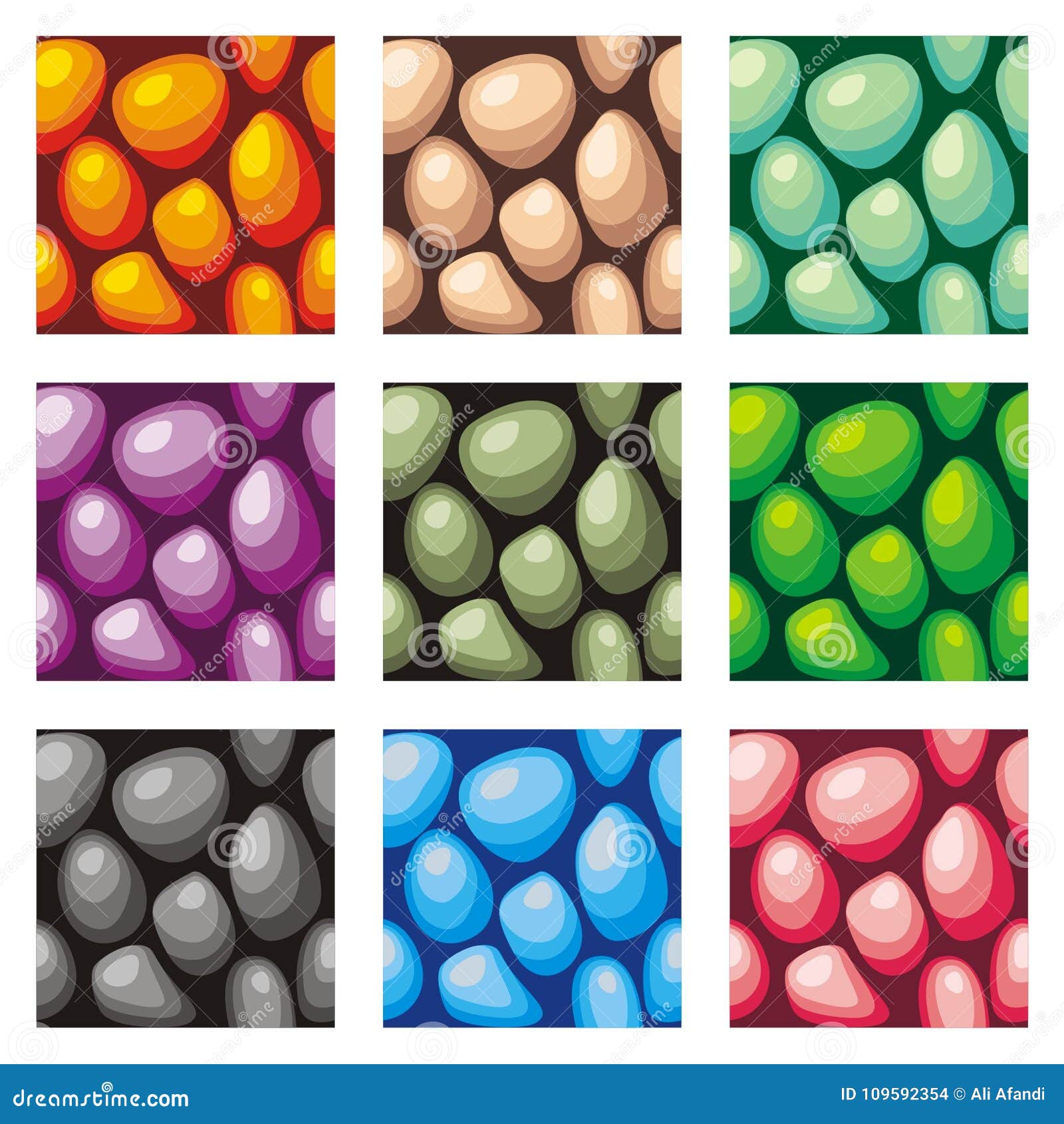 Tile Set Platform for Creating Game Stock Vector - Illustration of ...