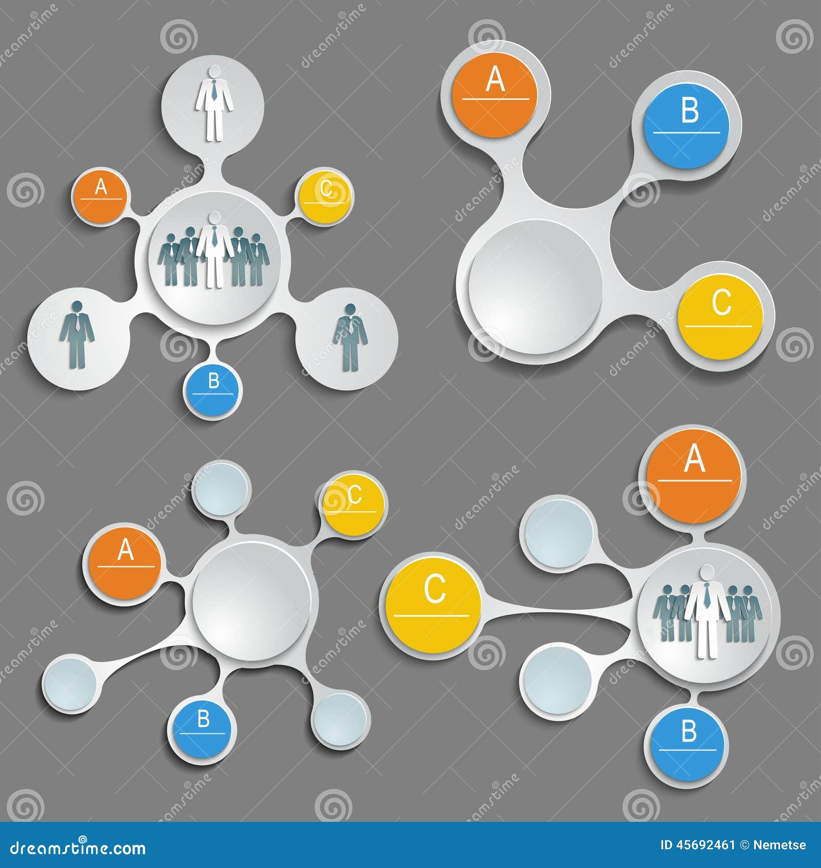 Set of Patterns for Infographics Stock Vector - Illustration of arrow ...
