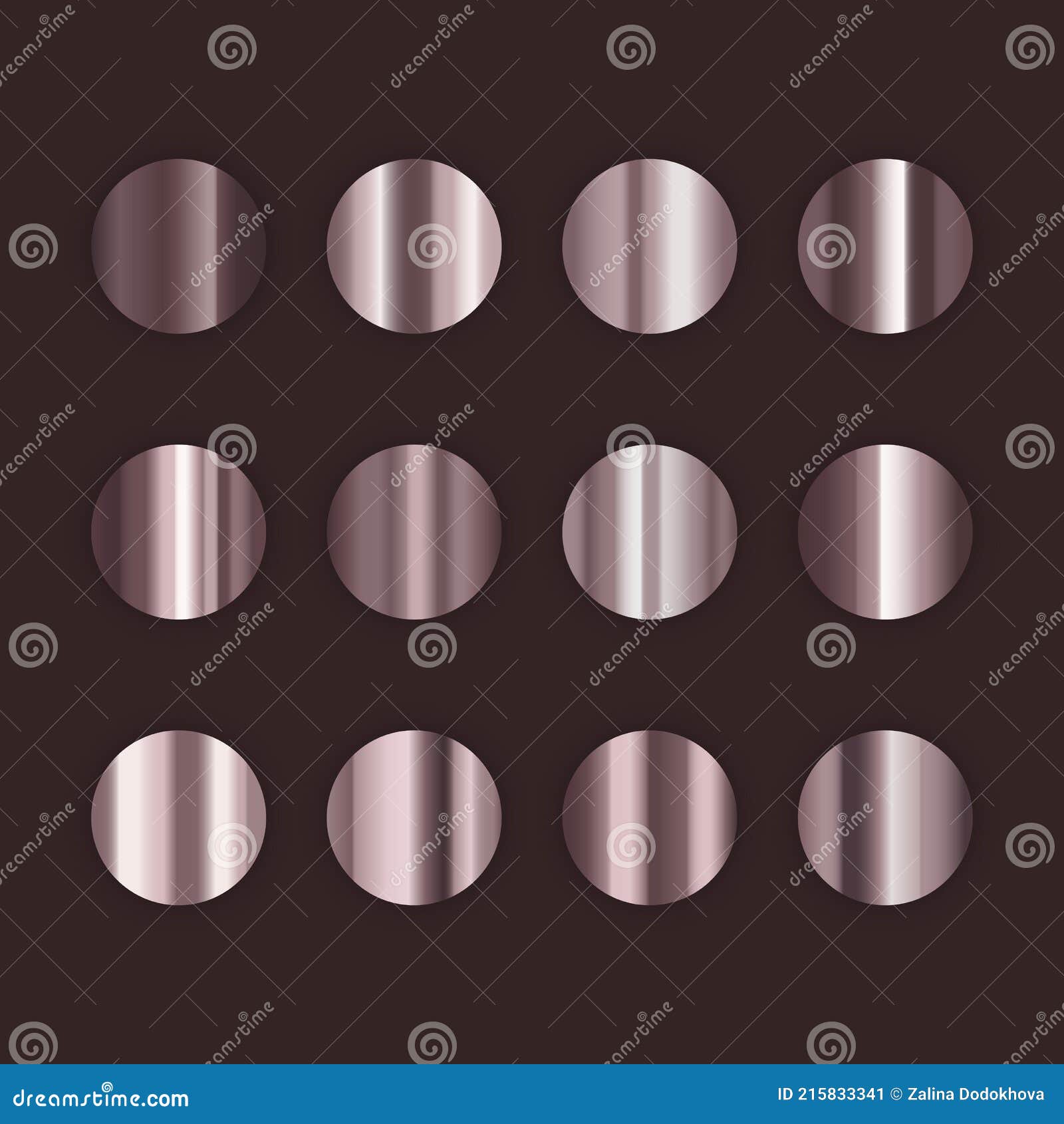 Set of Pearl Gradient. Pearl Colorful Palette Set Stock Vector ...