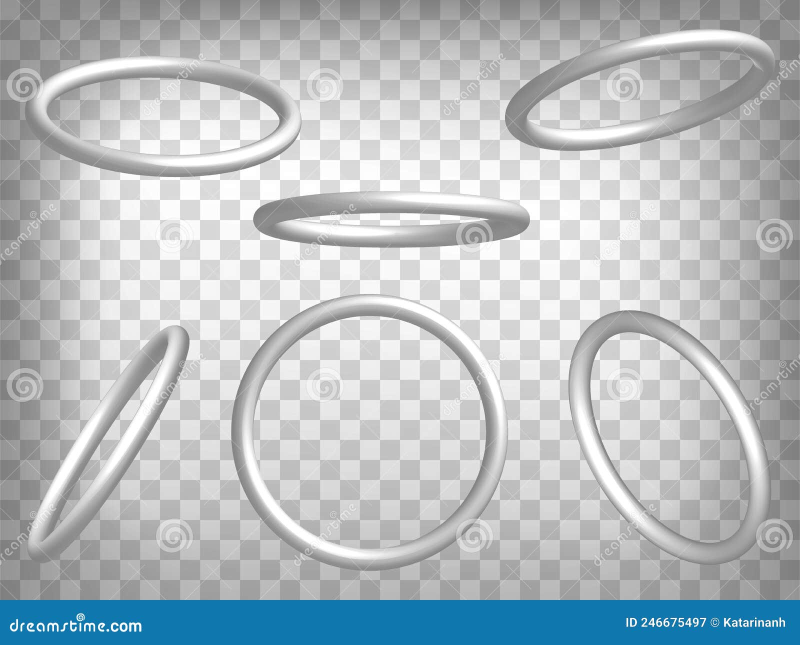 Set Of Perspective Projections 3d Large Exclamation Sign Model Icons On ...