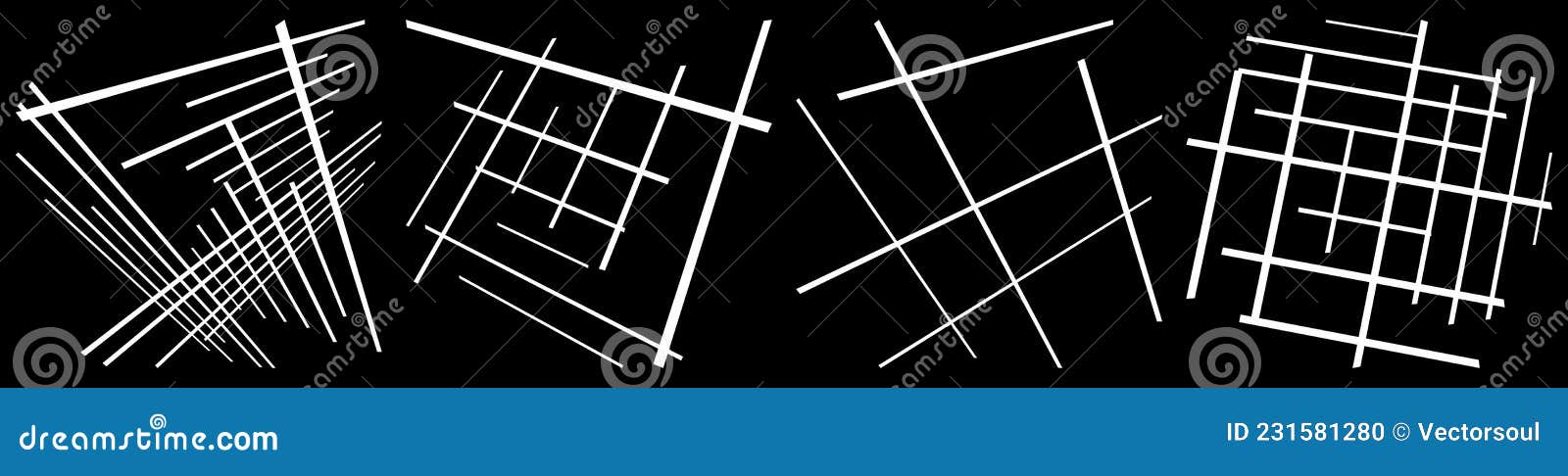 Set Pf 3d ,spatial Grids, Meshes. Interlace, Interlocking, Intersecting ...