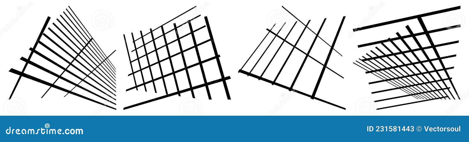 Set Pf 3d ,spatial Grids, Meshes. Interlace, Interlocking, Intersecting ...