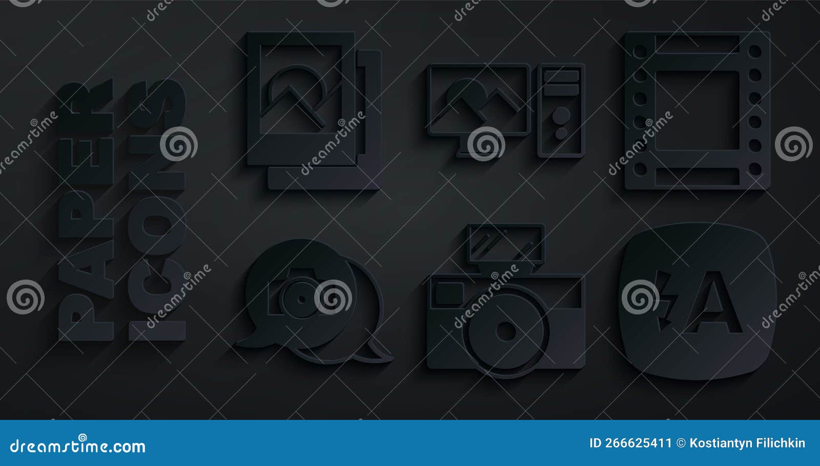 Set Photo Camera with Flash, Camera Roll Cartridge, Auto, Retouching ...