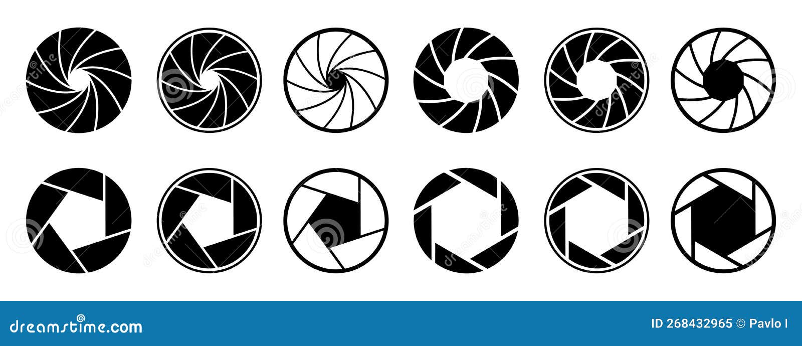 Set Photo Camera Lens Diaphragm. Photo Lenses Aperture, Cameras Shutter ... Set Photo Camera Lens Diaphragm. Photo Lenses Aperture, Cameras Shutter ...