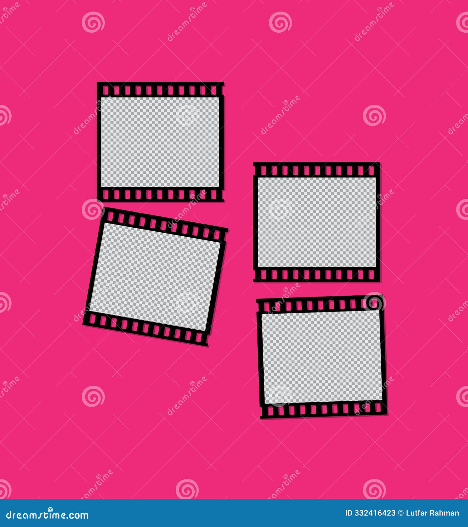 Set Of Photo Frame To Make Your Collages Eye Catching Cartoon Vector ...