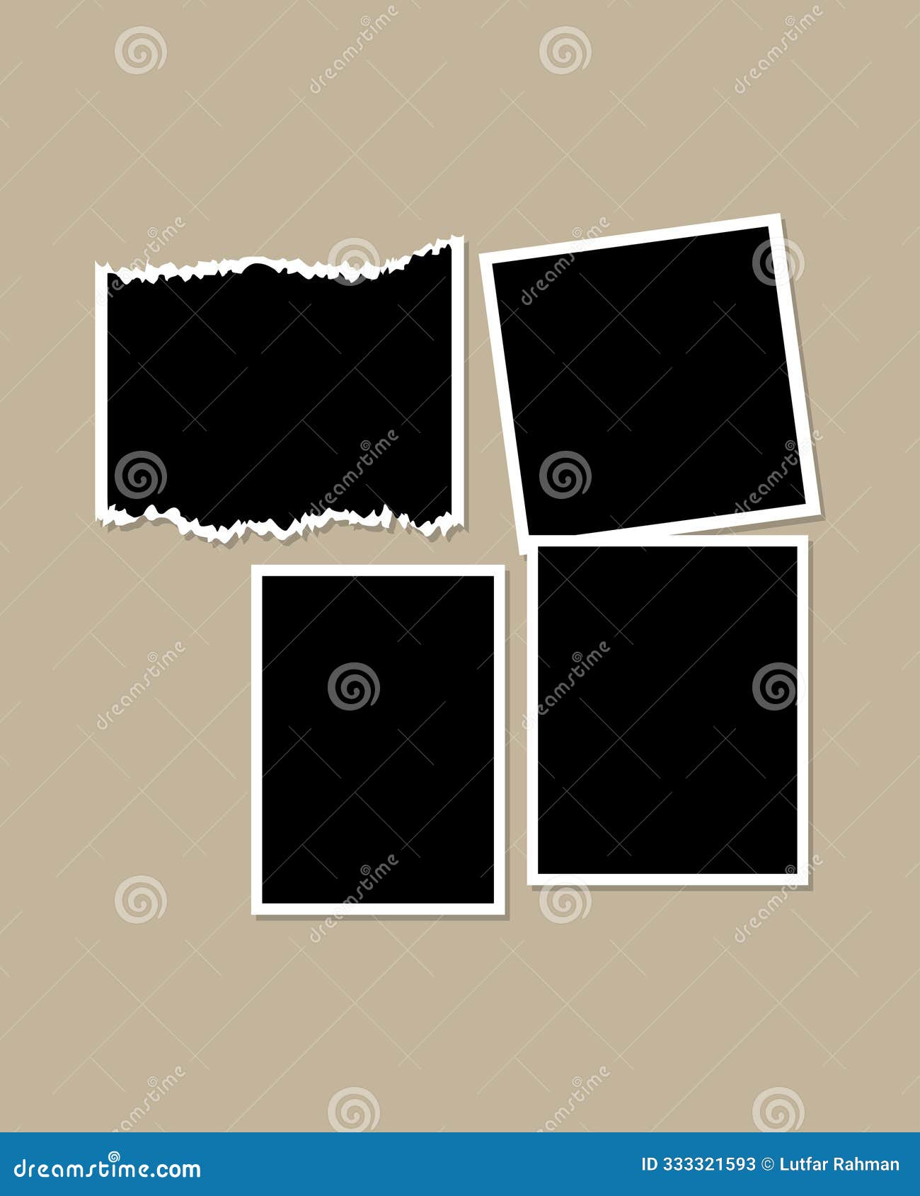 Set Of Photo Frame To Make Your Collages Eye Catching Cartoon Vector ...