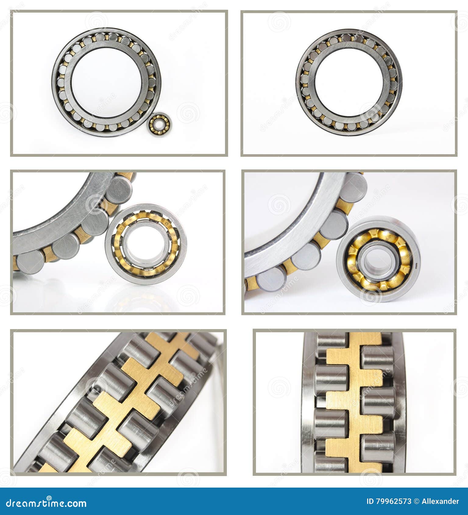 Set of photos bearings stock image. Image of solid, parts - 79962573