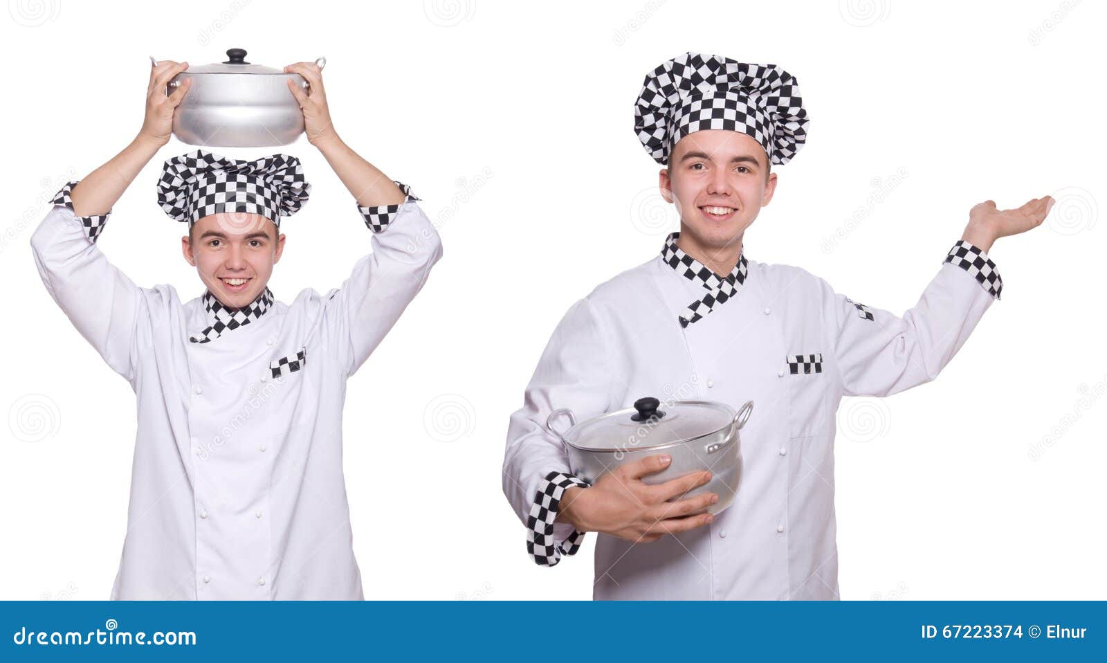 The Set of Photos with Funny Cook Stock Photo - Image of apron, cook ...