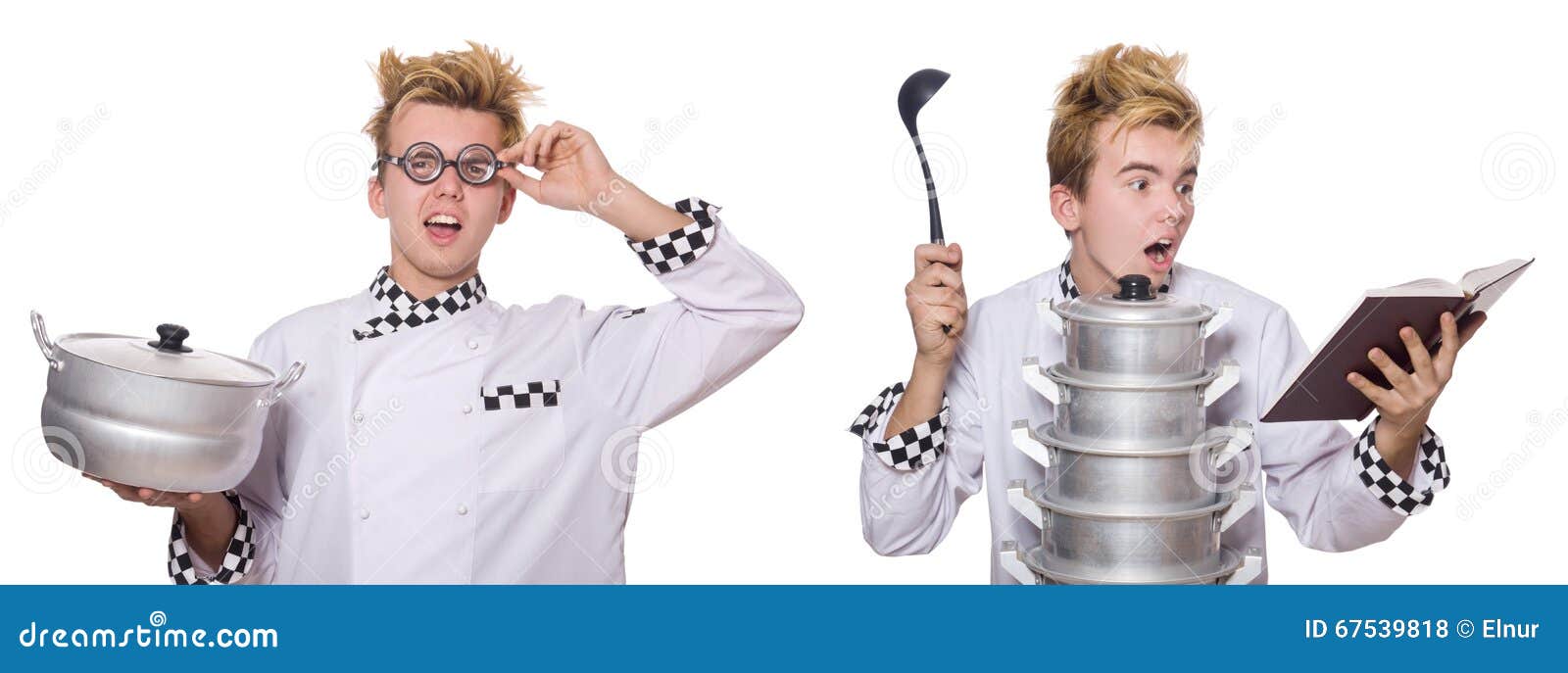 Funny Cook Chef Cooking Bad Tasting Food, Dinner Royalty-Free Stock ...