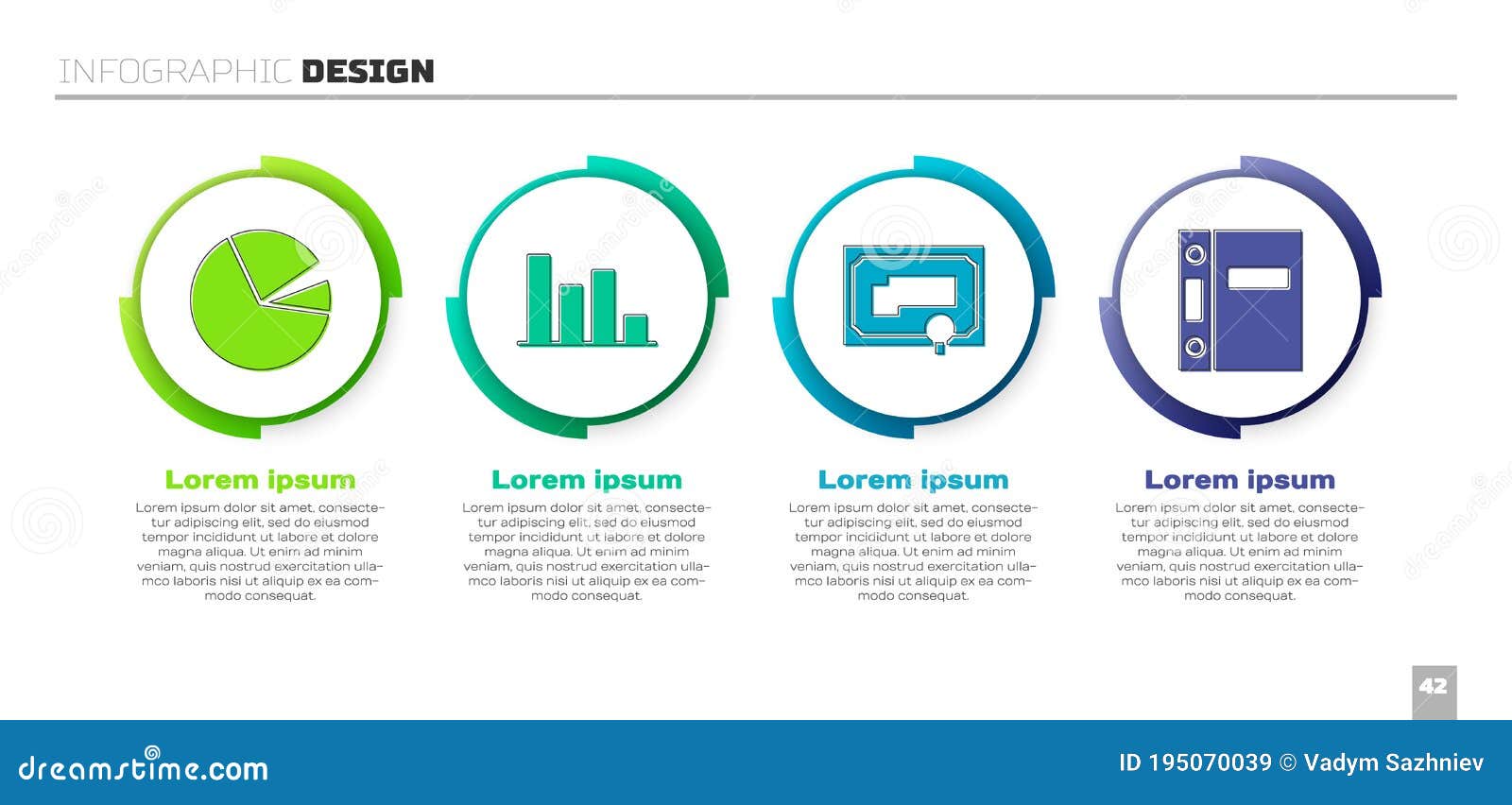 Set Pie Chart Infographic, Pie Chart Infographic, Certificate Template ...