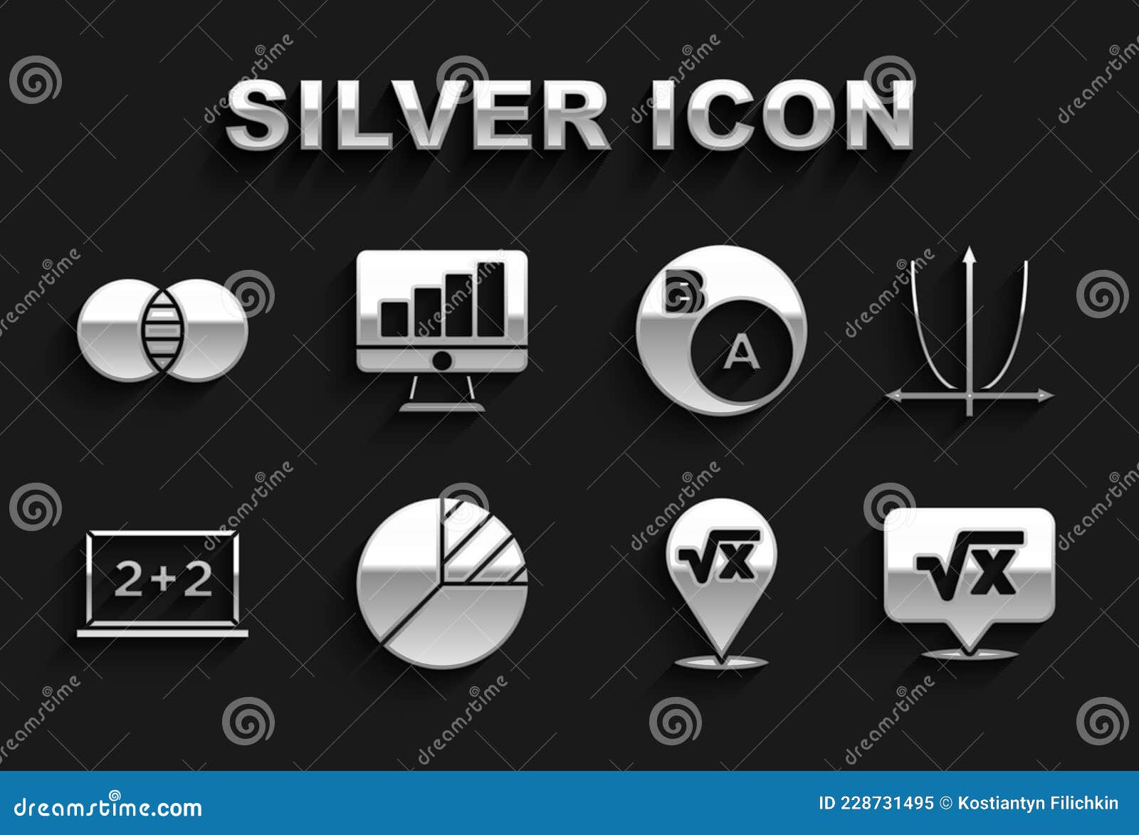 Set Pie Chart Infographic, Graph, Schedule, Chart, Diagram, Square Root ...