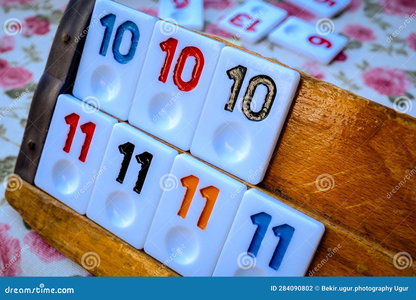 Set of Pieces of a Tabletop Game Called Okey Played Thought Turkey ...