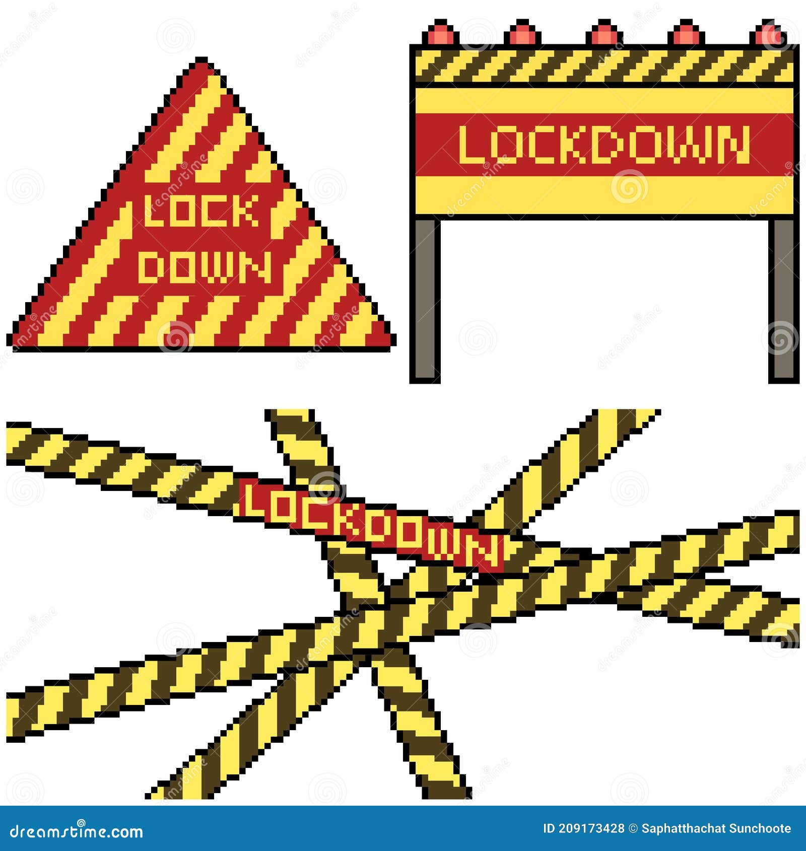 Lockdown Sign, Corona Virus,Covid-19, Biohazard Epidemic Warning Sign ...