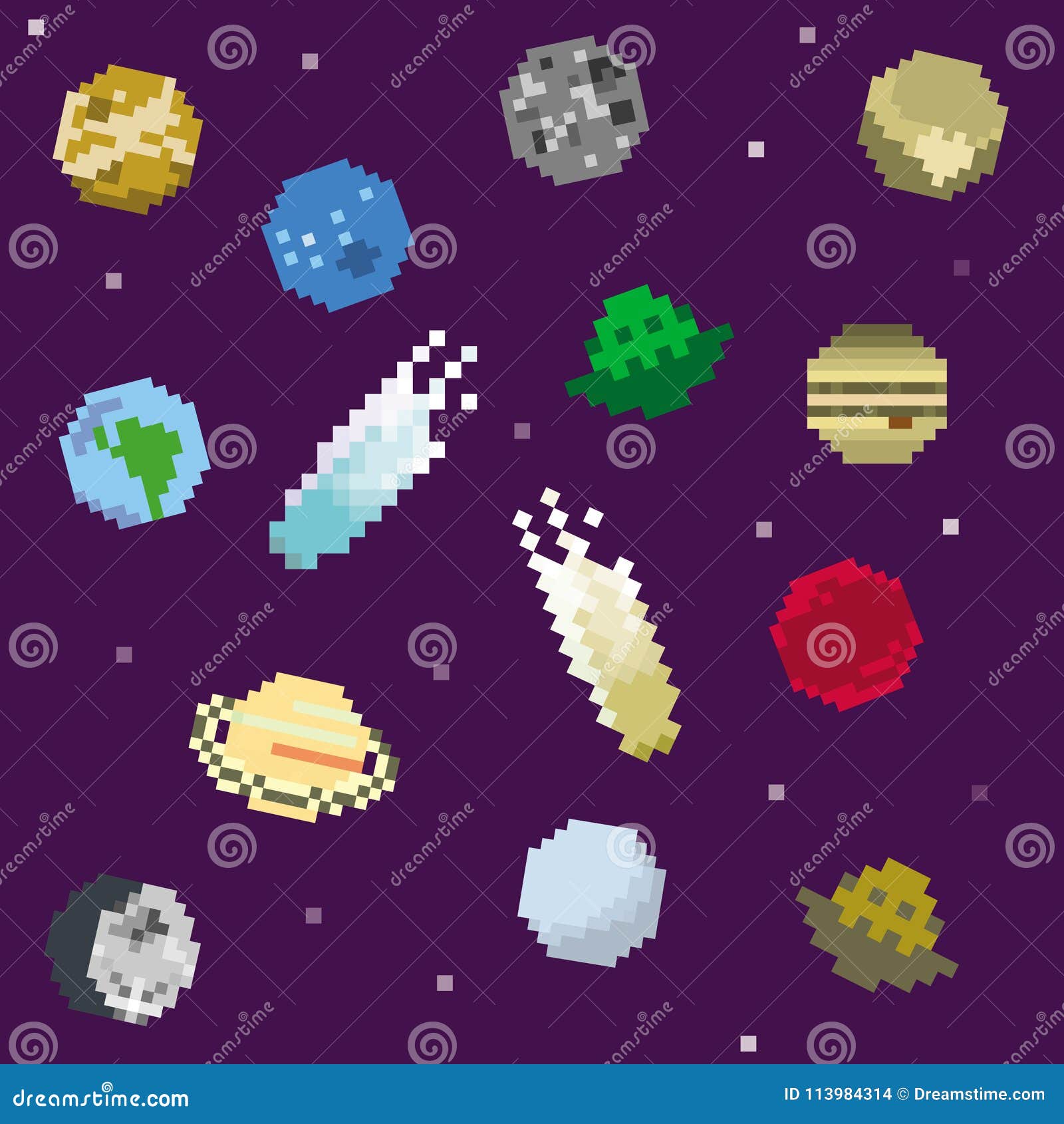 Pixel Art Solar Stock Illustrations – 382 Pixel Art Solar Stock ...