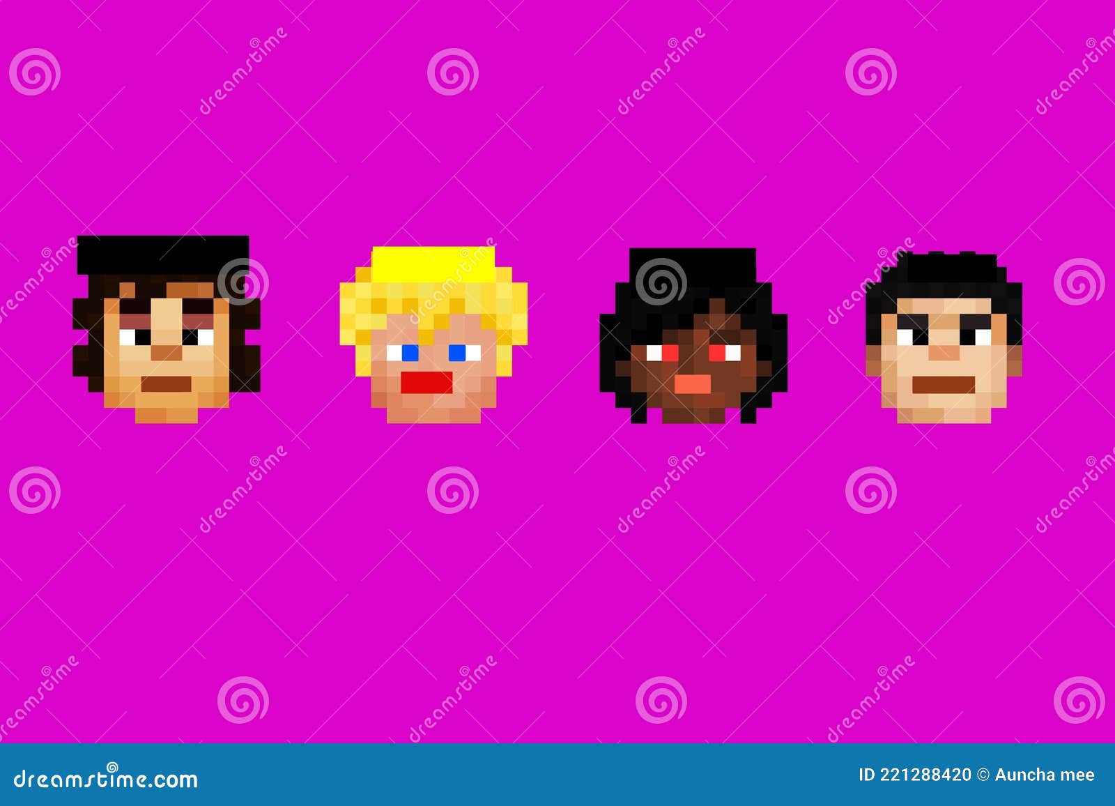 Pixel Art Cartoon Vector Illustration | CartoonDealer.com #116227506