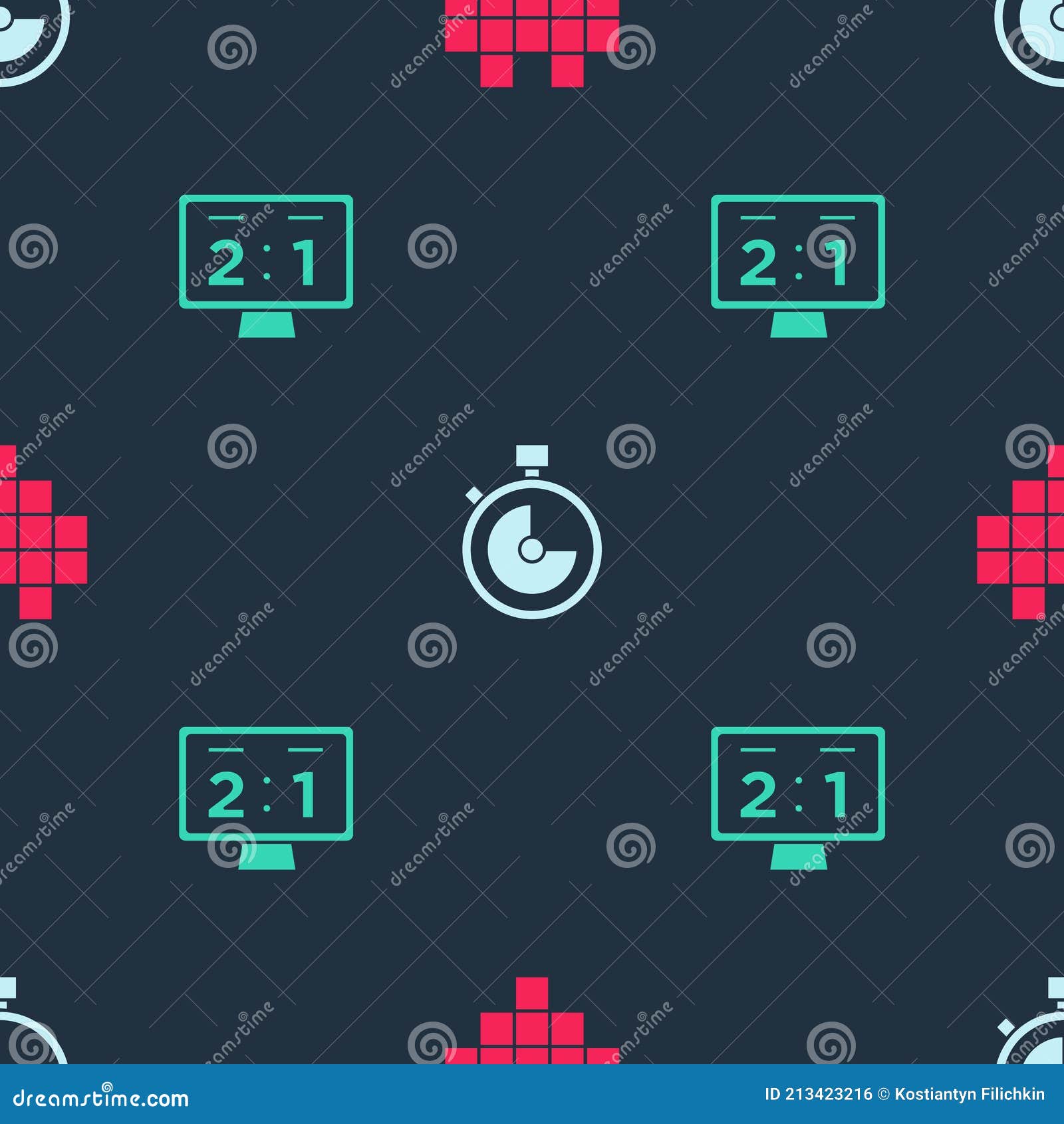 Pixel Or Scoreboard Alphabet, Numbers And Symbols Vector Illustration ...