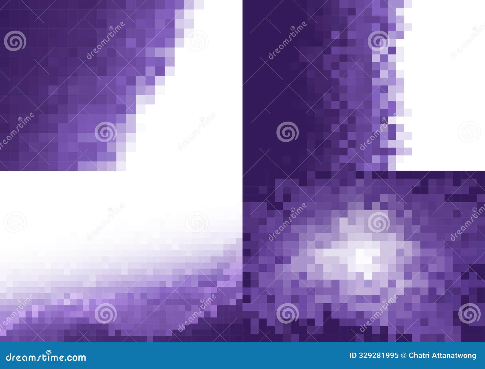 Set of Pixels Background Purple Gradient Colors Abstract Geometric ...