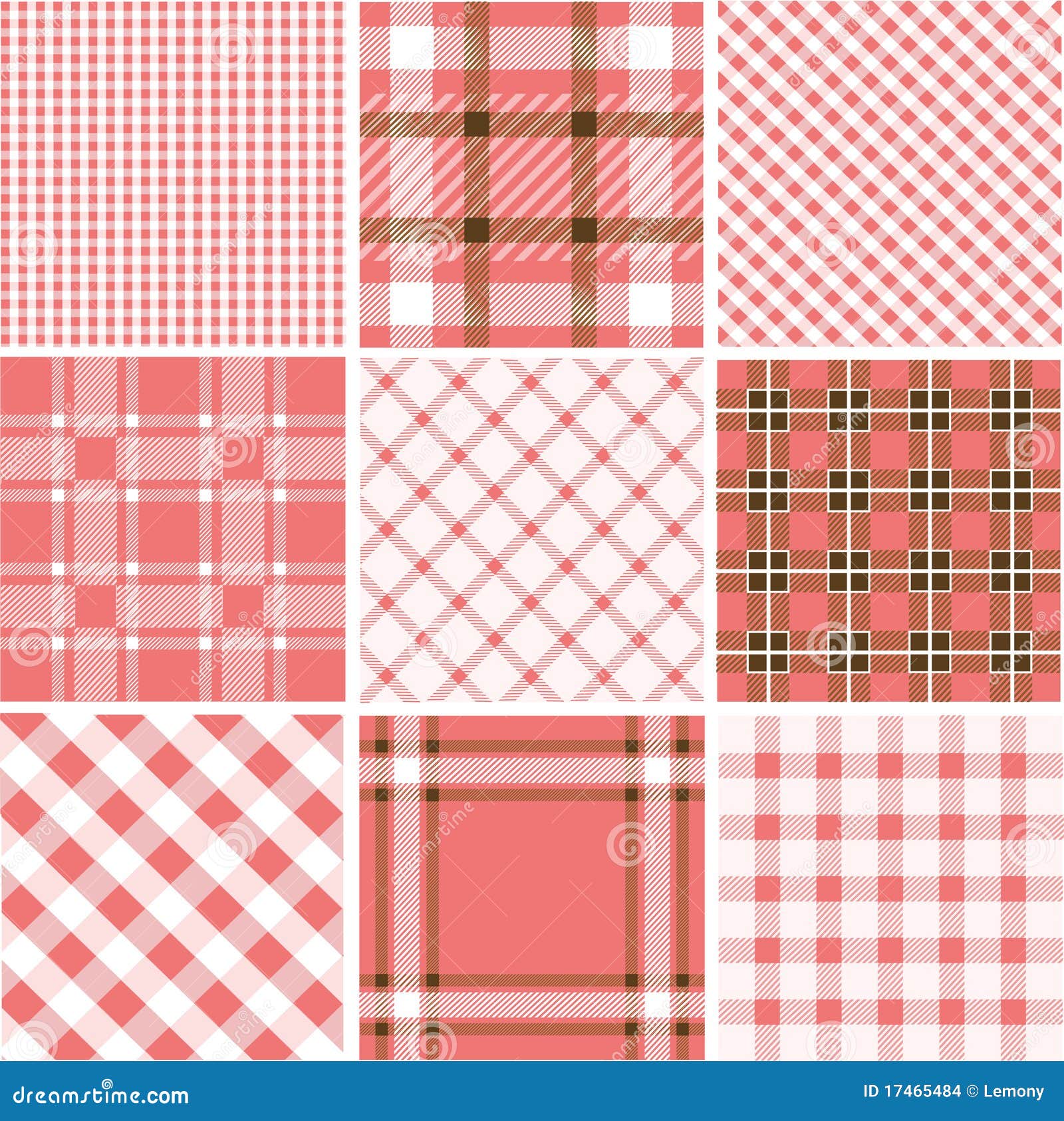 Set of plaid patterns stock vector. Illustration of gifts - 17465484