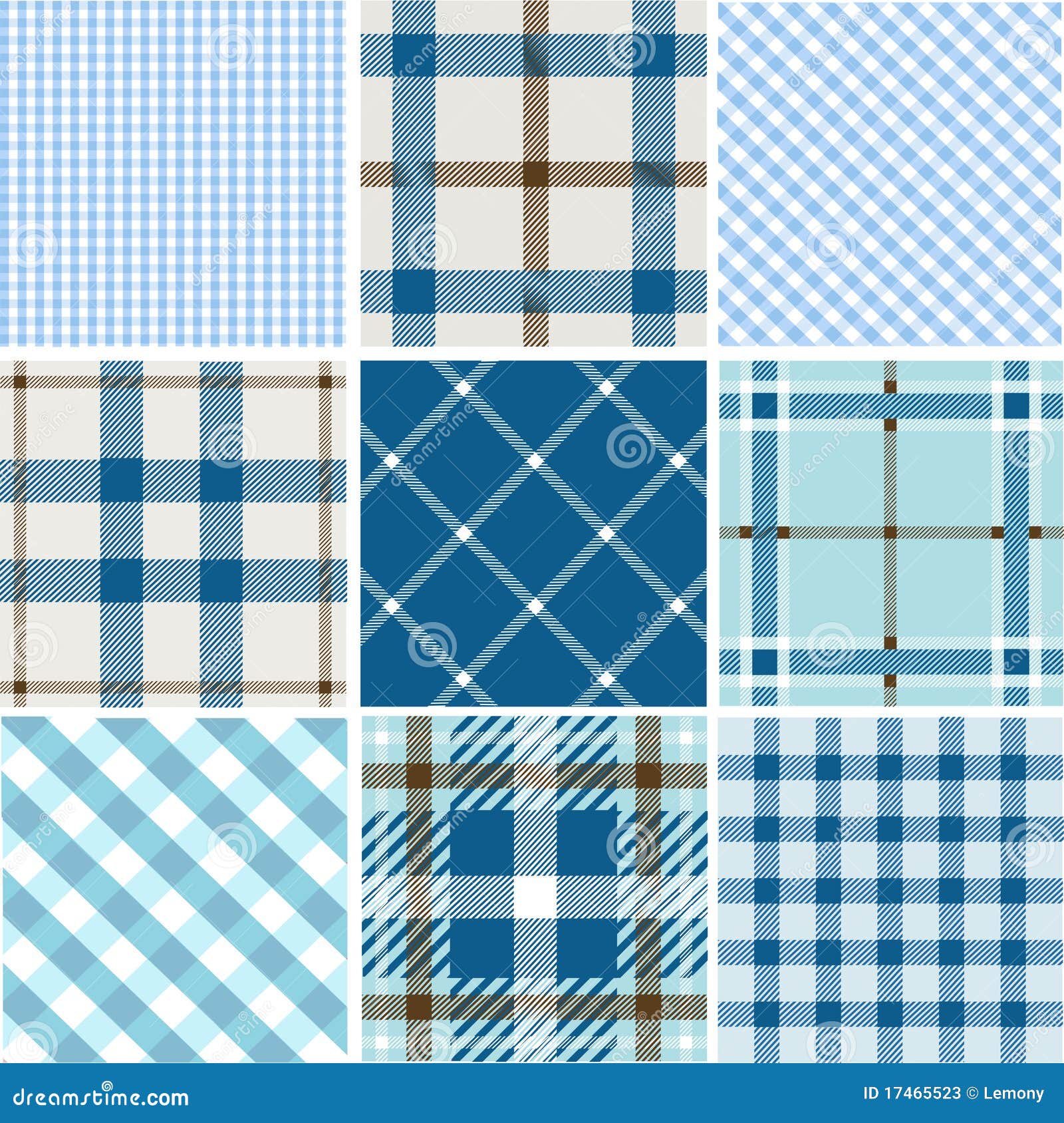 Set of plaid patterns stock vector. Illustration of artistic - 17465523