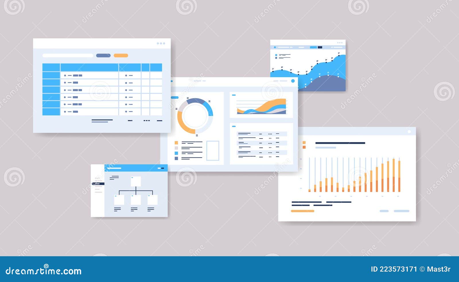 Set Planning Schedules Infographic Dashboard Templates Online Planner ...