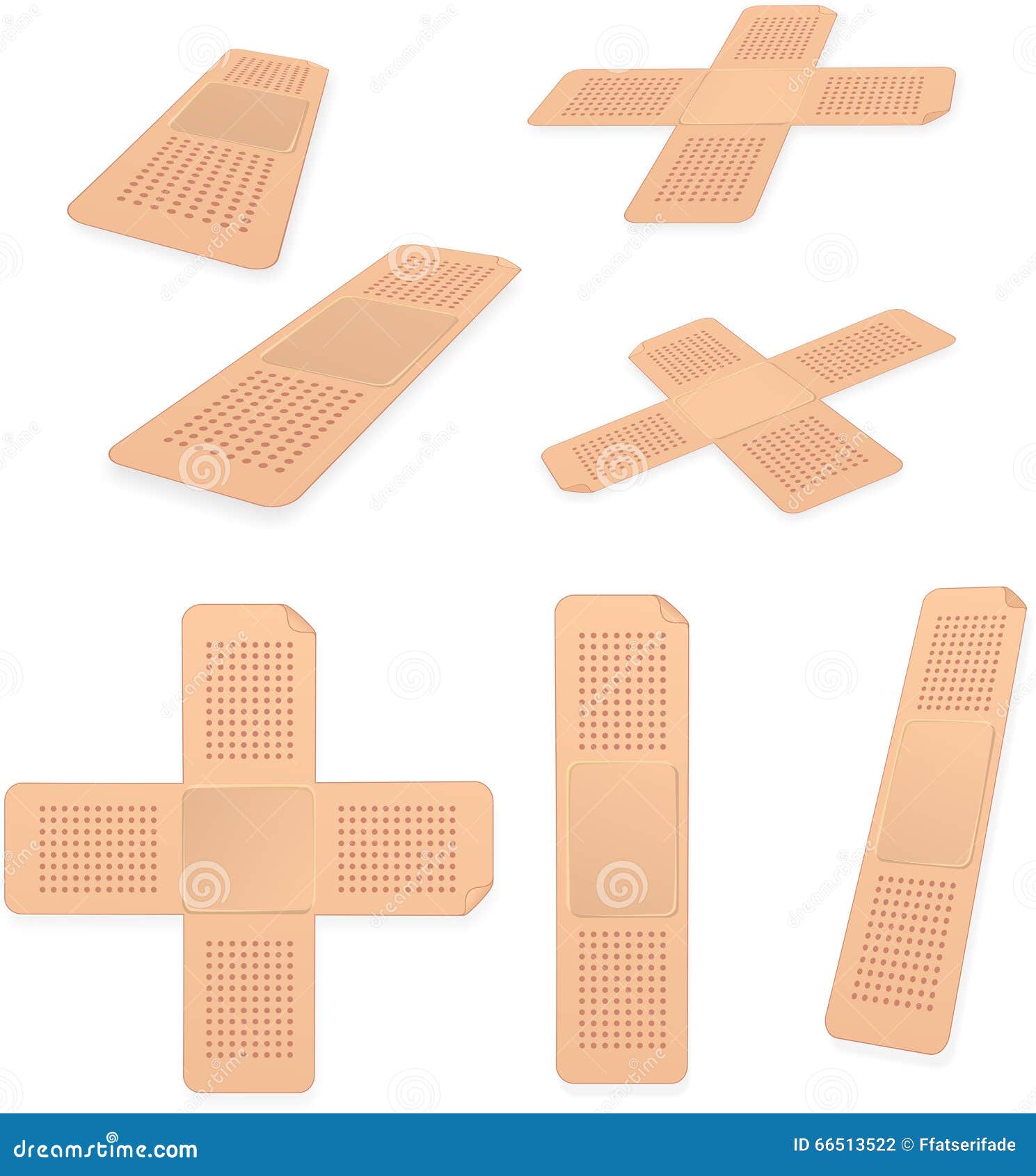 Set with plasters stock illustration. Illustration of sign - 66513522