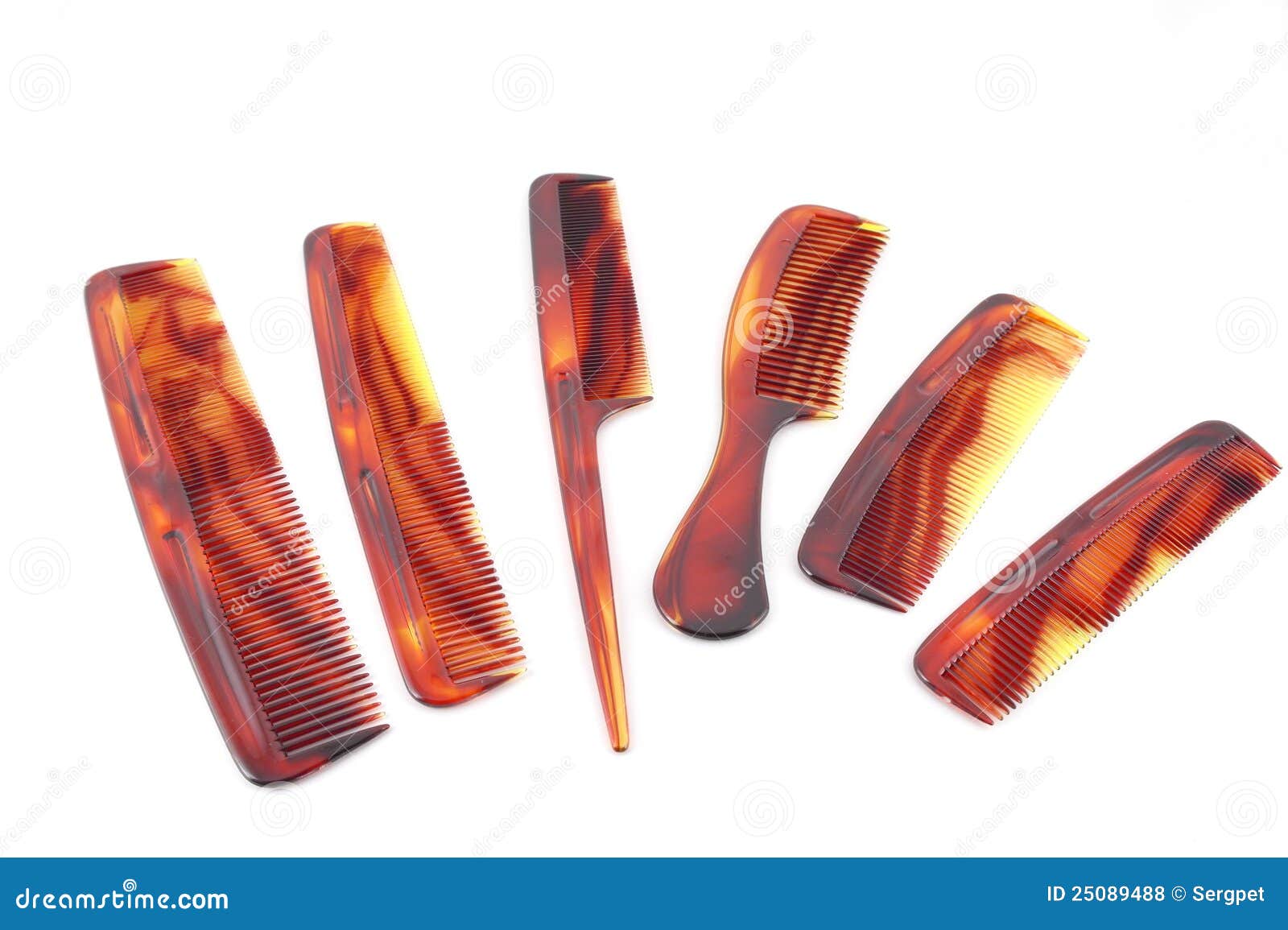 Set of plastic combs stock photo. Image of plastic, tool - 25089488