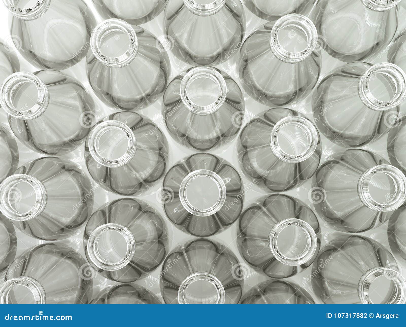 Set of Plastic Empty Bottles Stock Photo - Image of view, booze: 107317882