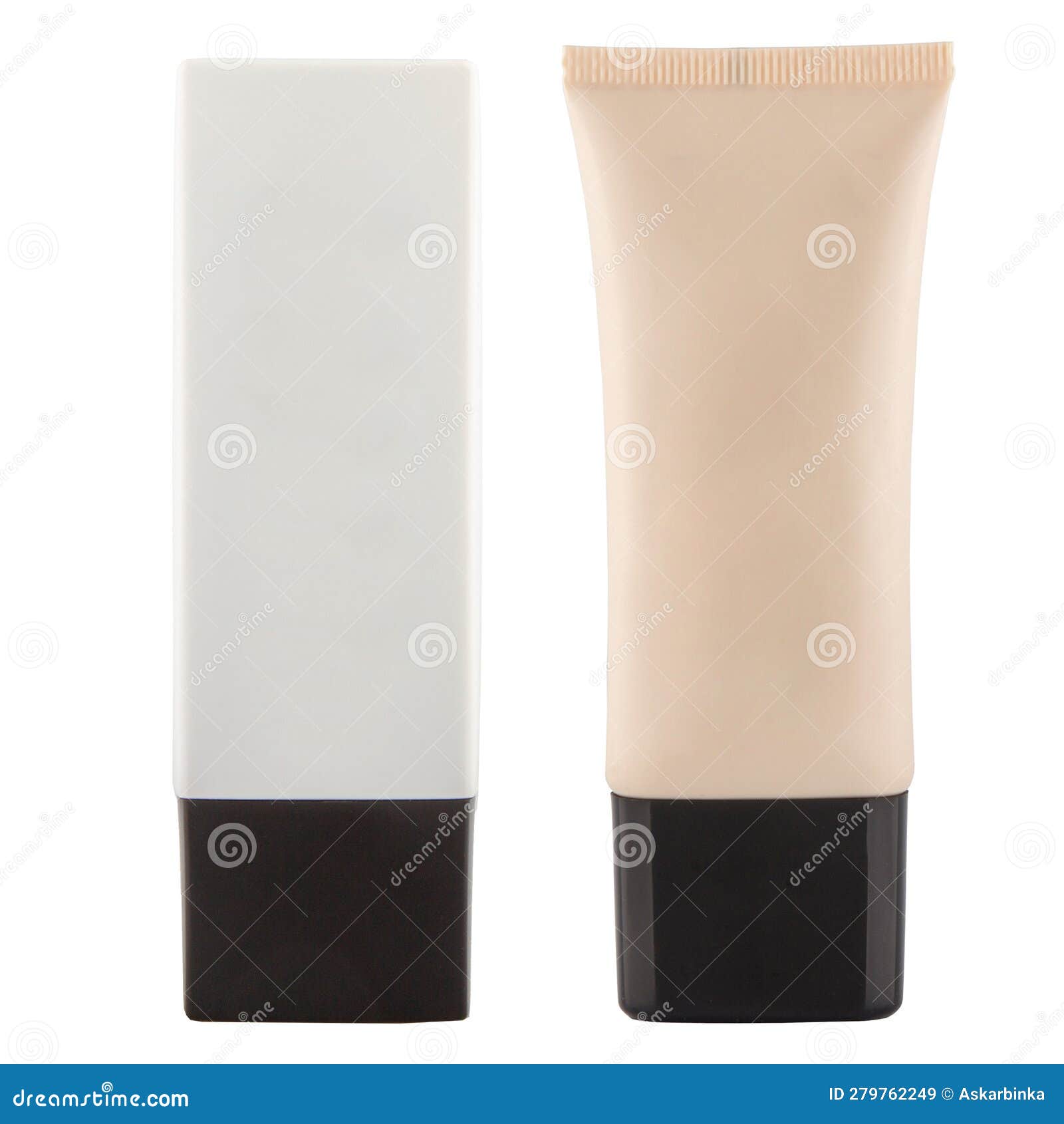 Set Plastic Packaging for a Cosmetic Product. Collapsible Cosmetic ...