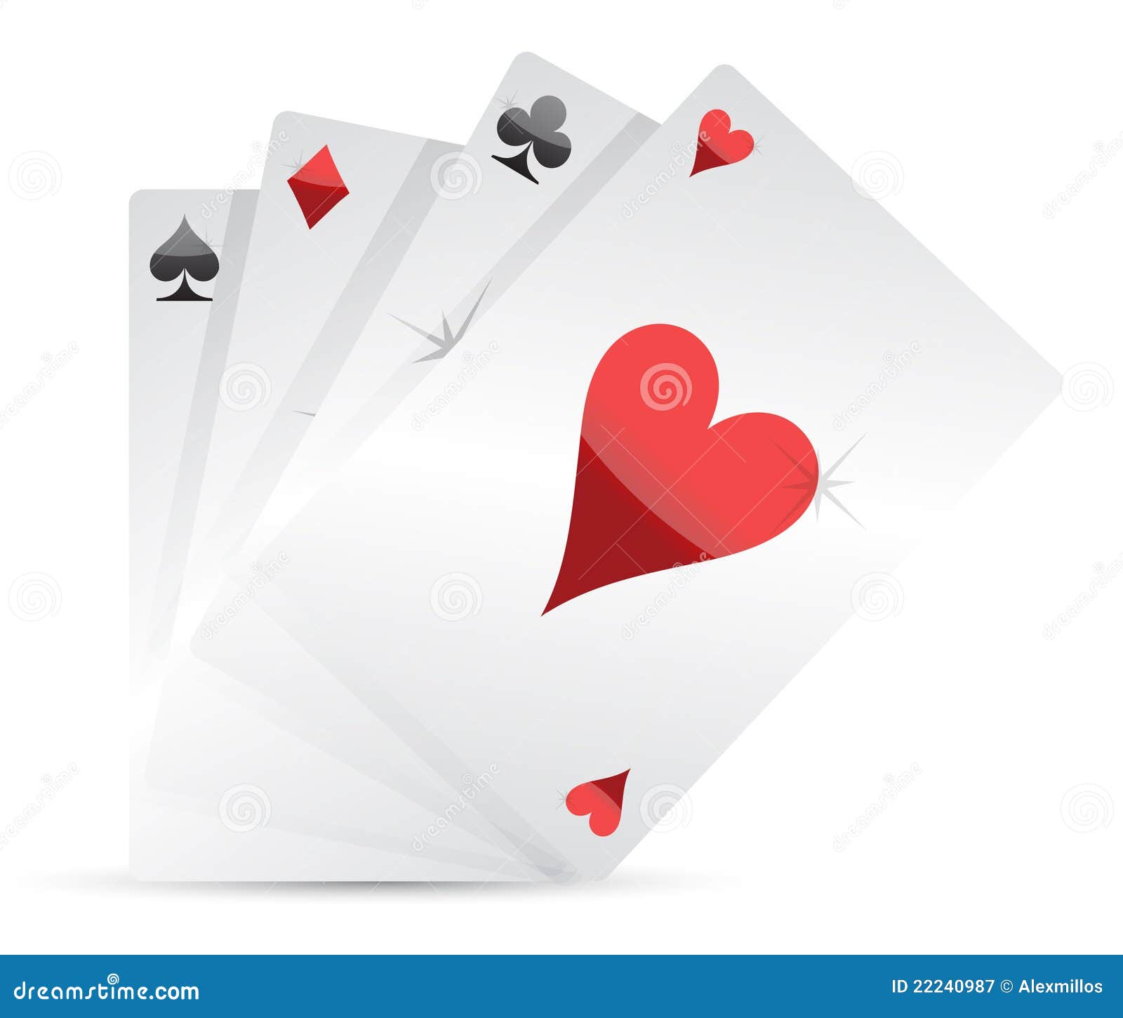 Set of Playing Cards Illustration Stock Vector - Illustration of play ...