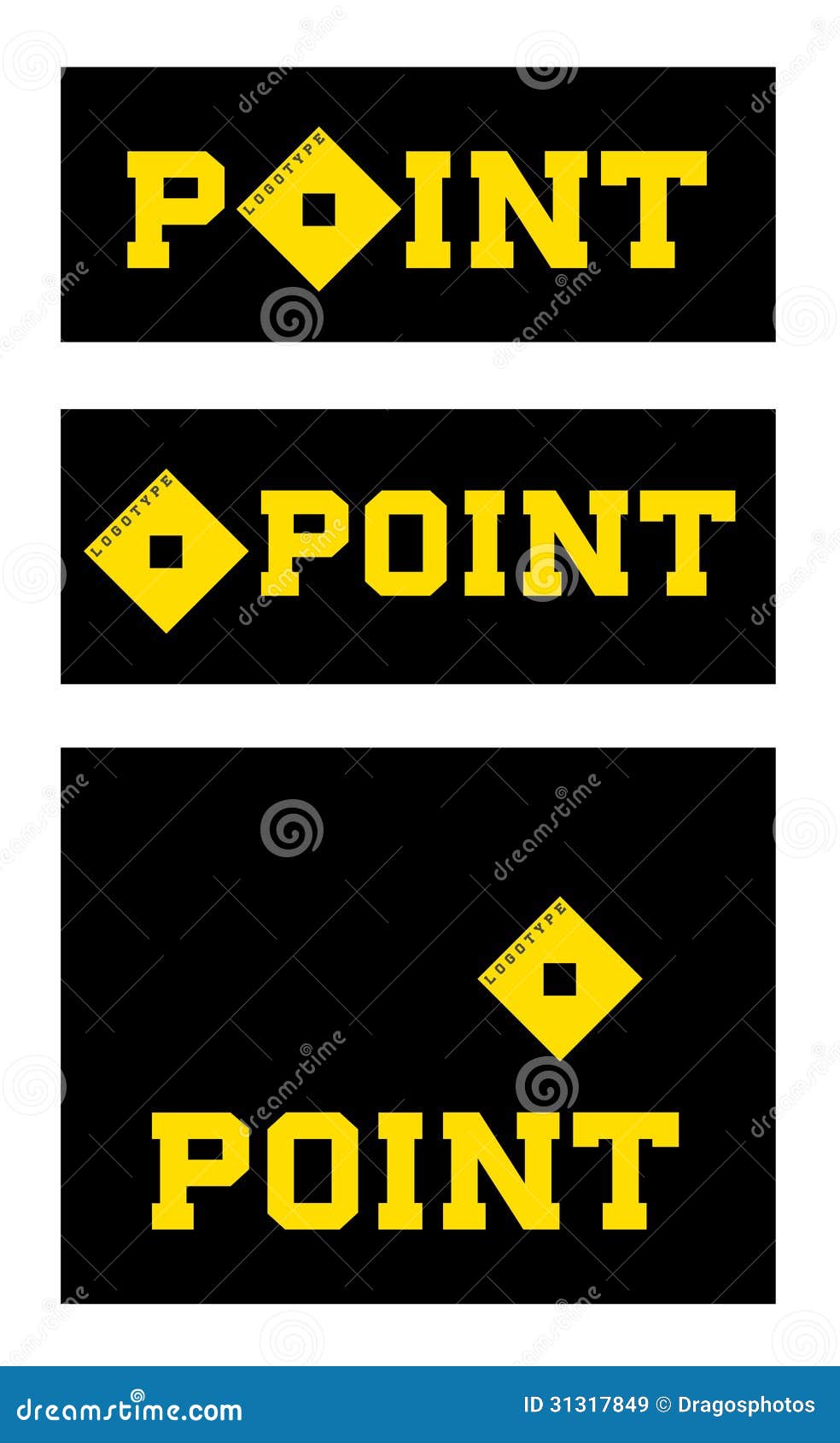 Set of point signs stock illustration. Illustration of point - 31317849