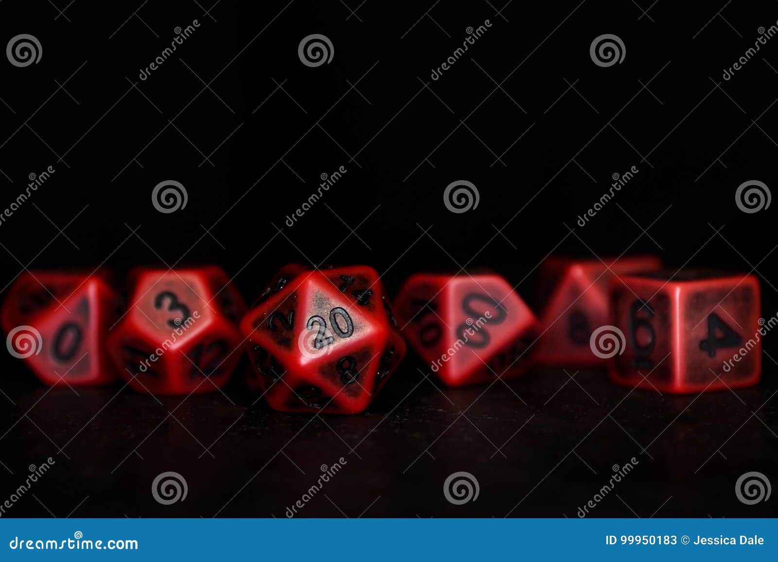 Polyhedral Dice In A Woodland Environment Royalty-Free Stock Photo ...