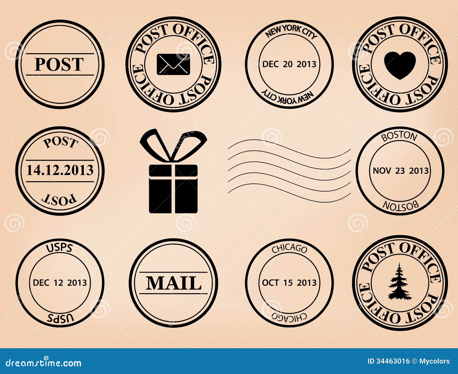Set - vector post stamps stock vector. Illustration of border - 34463016 Set - vector post stamps stock vector. Illustration of border - 34463016