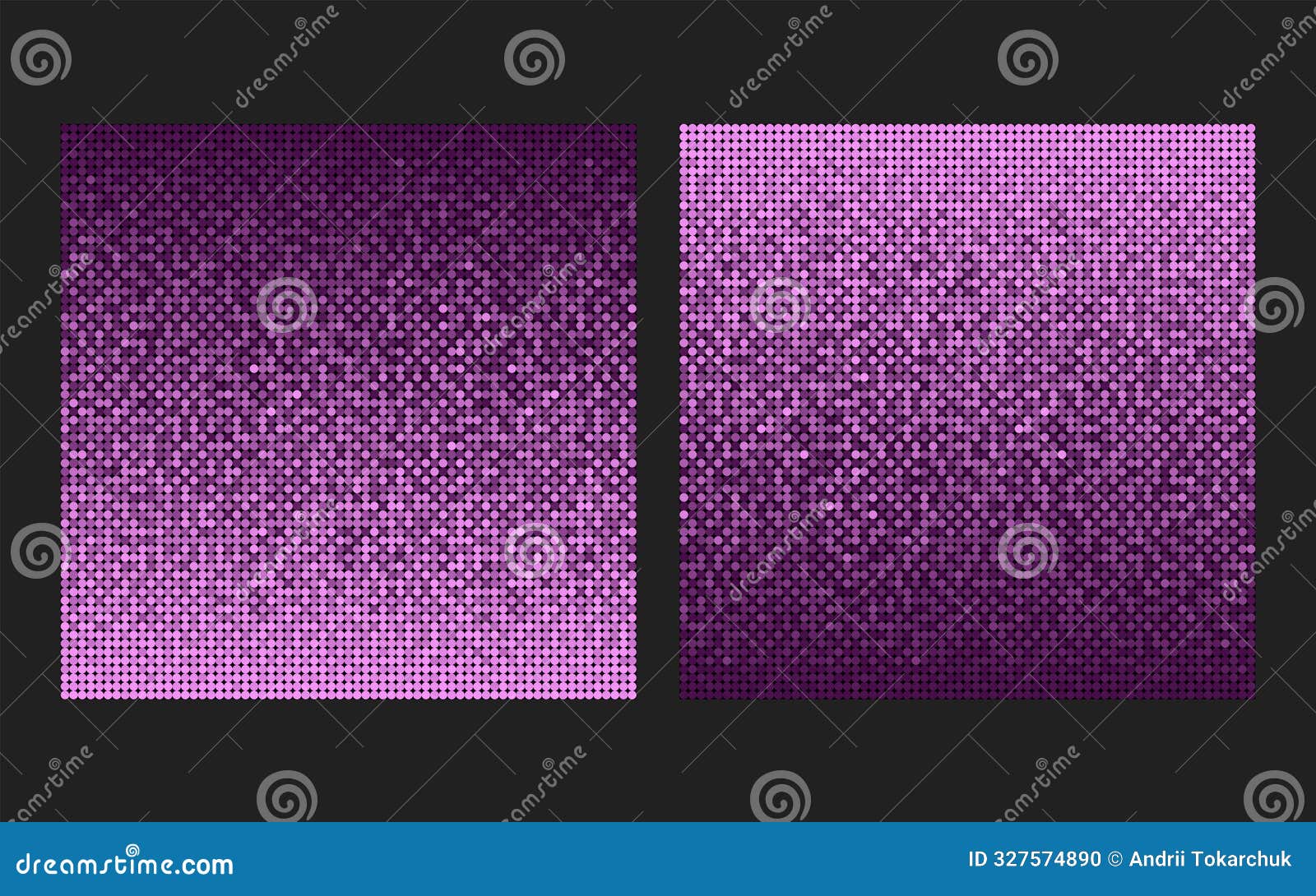 Set Posters Template Pink Sequins or Glitters Stock Vector ...