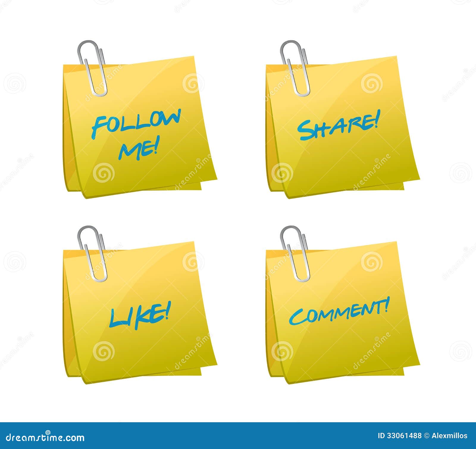 Like, Share, Save And Repost Stickers For A Social Media, Making A Blog ...
