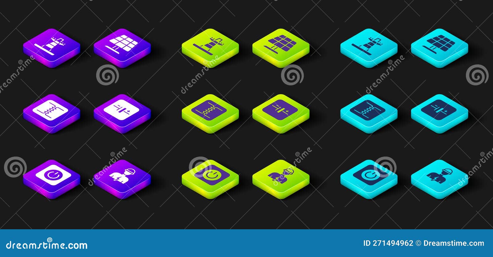 Set Power Button, Electrician, Electrical Transformer, DC Voltage ...