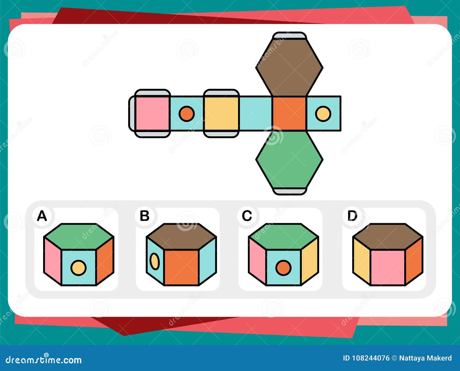 Practice Questions Worksheet For Education And IQ Test Cartoon Vector ...