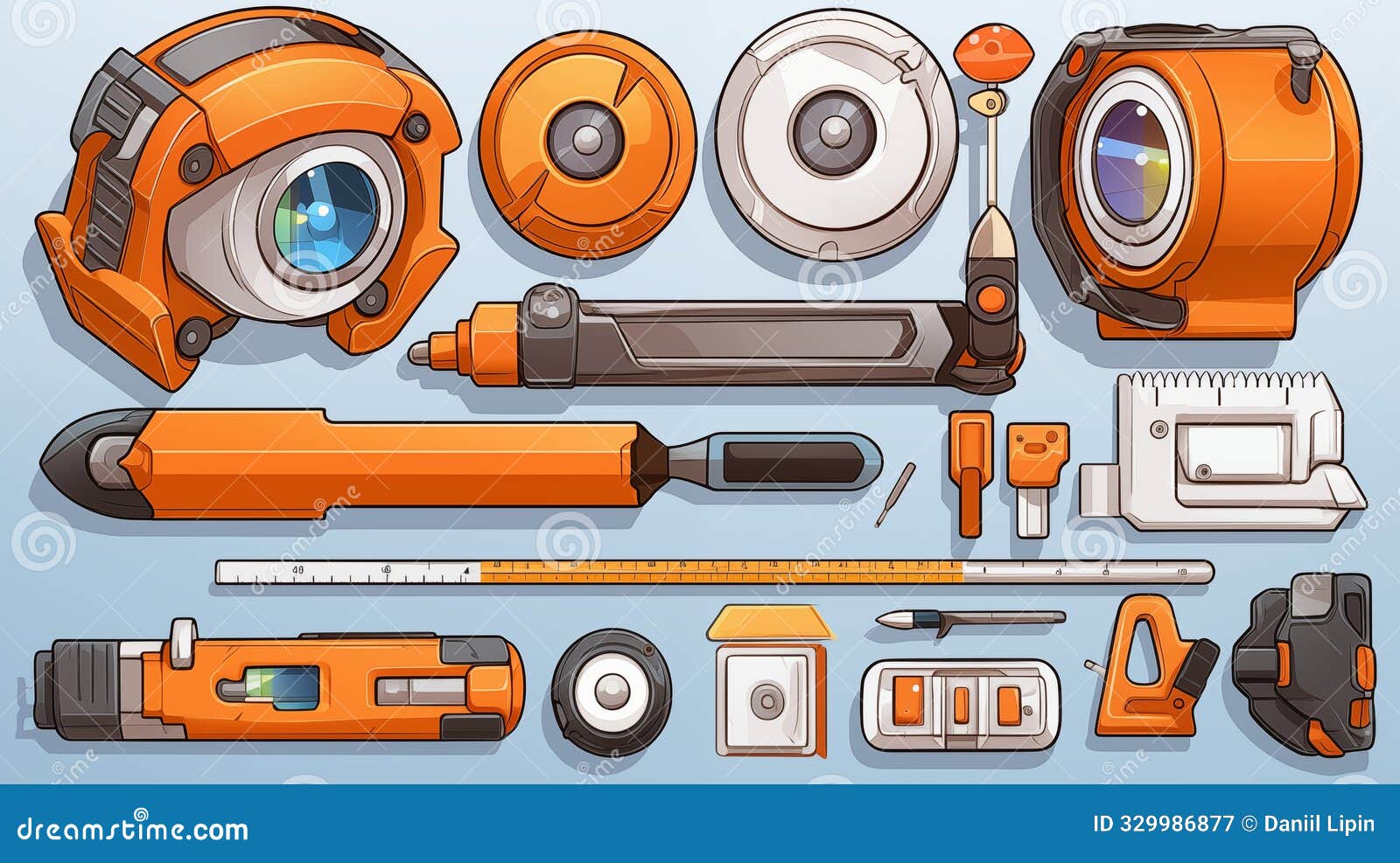 A Set of Precision Drafting Tools for Architects. Digital Concept ...