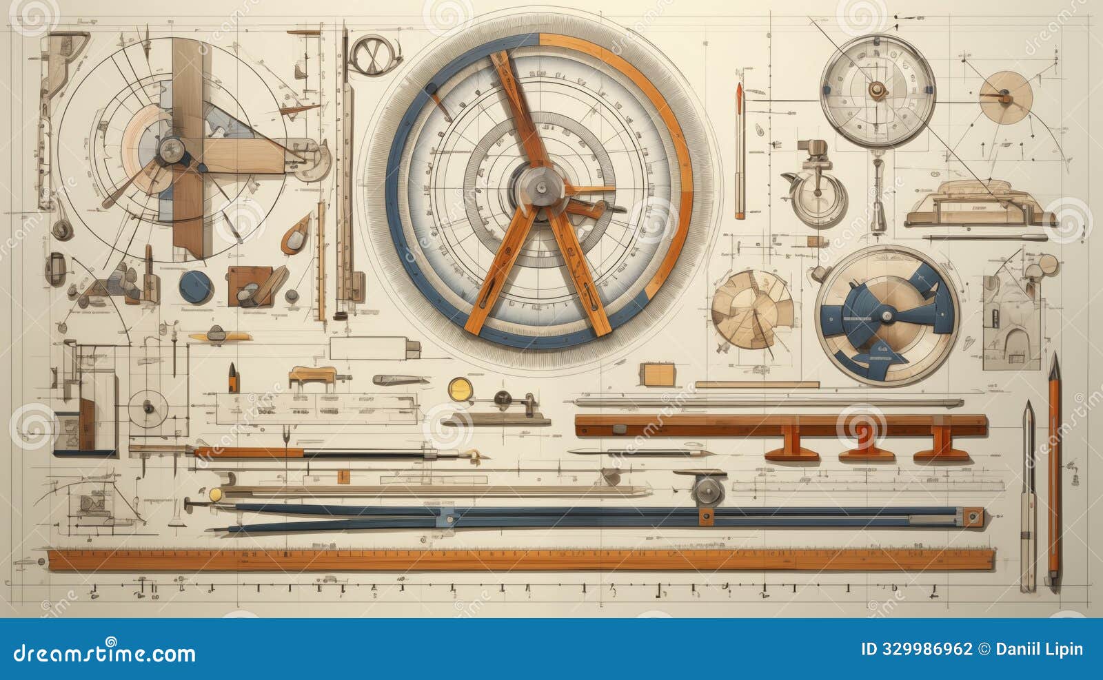 A Set of Precision Drafting Tools for Architects. Digital Concept ...