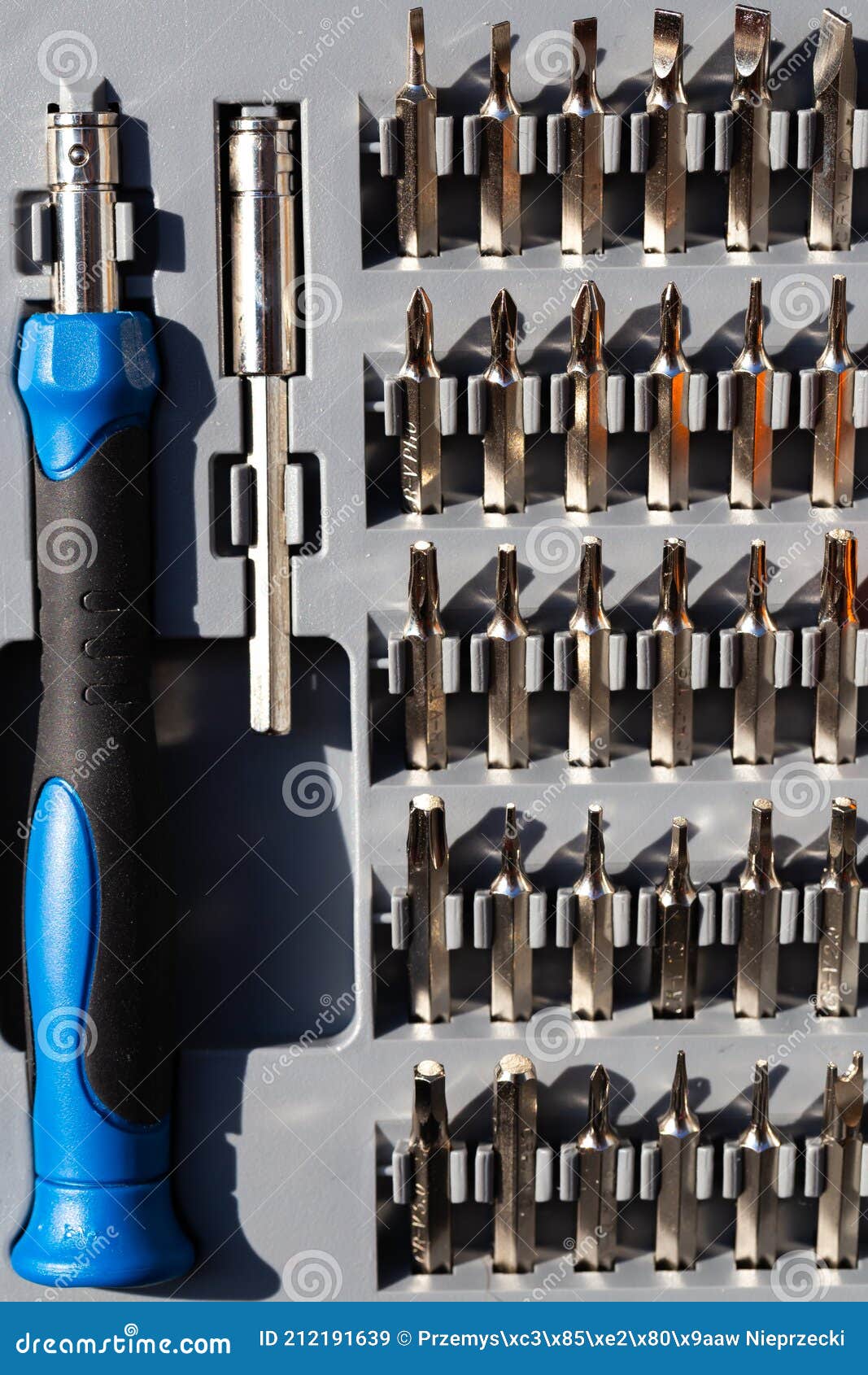 A Set of Precision Tools and Screwdrivers. Stock Image - Image of ...