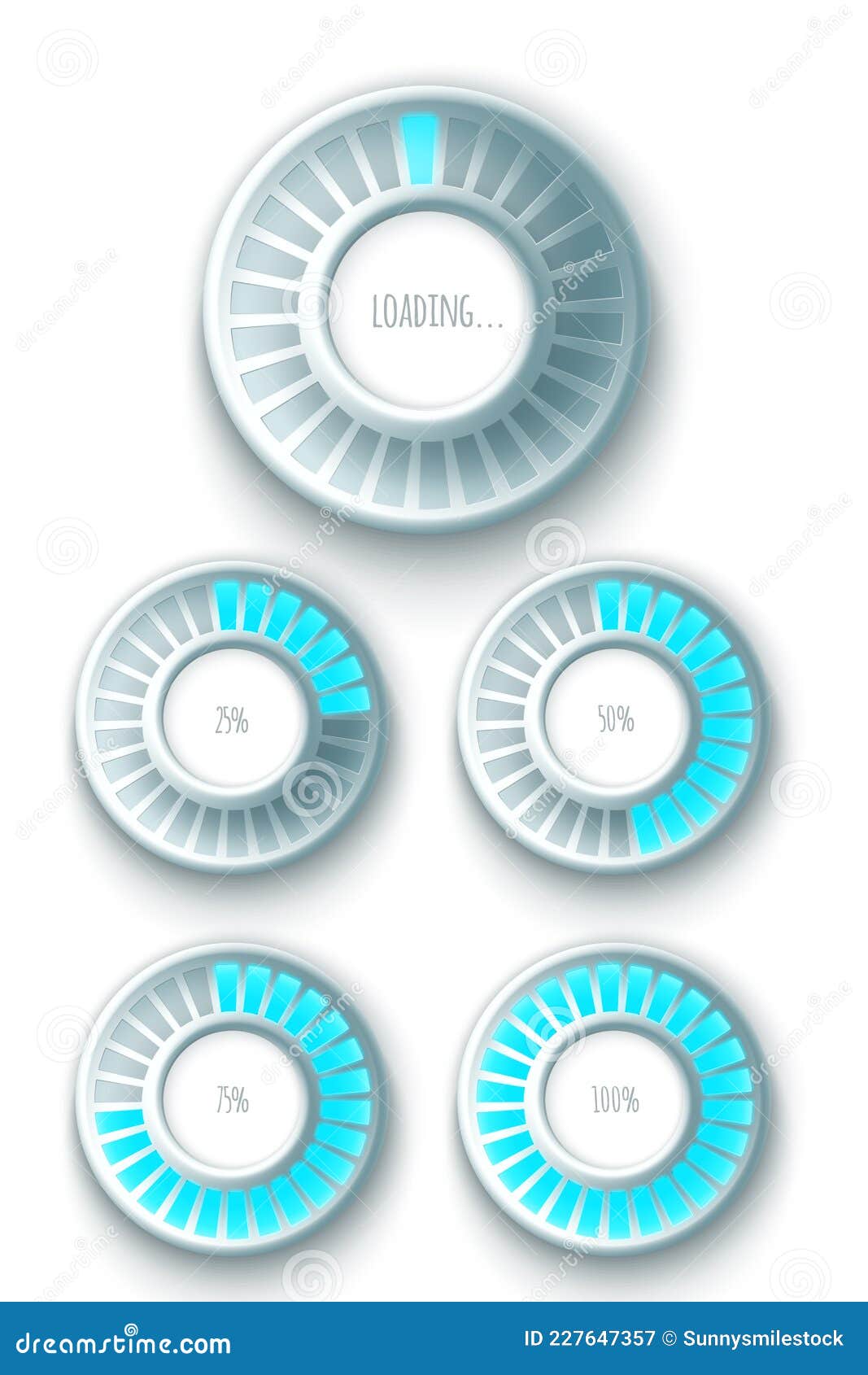 Preloaders And Progress Loading Bars. Cartoon Vector | CartoonDealer ... Preloaders And Progress Loading Bars. Cartoon Vector | CartoonDealer ...